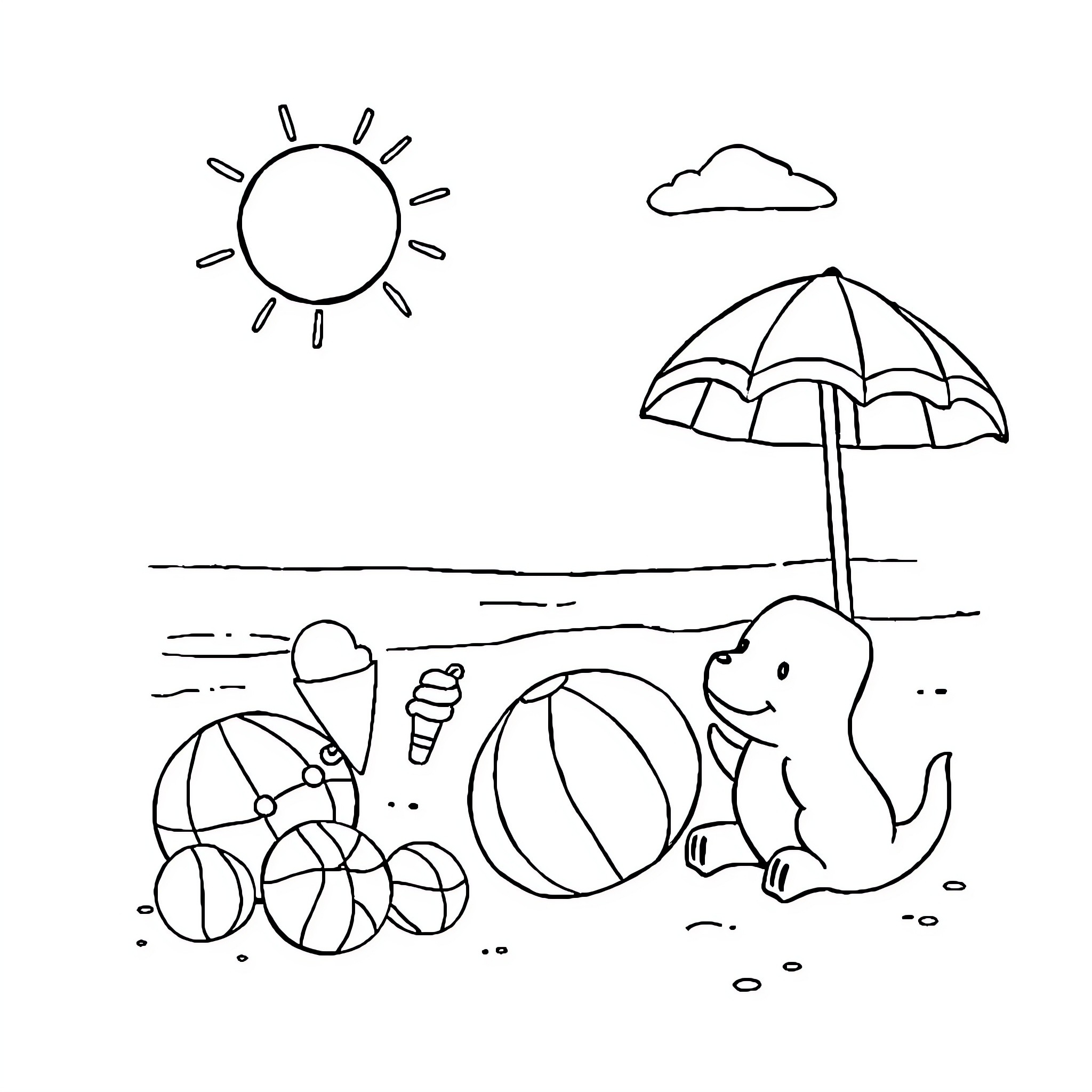 Best Summer Coloring Pages (Free Printable PDF)