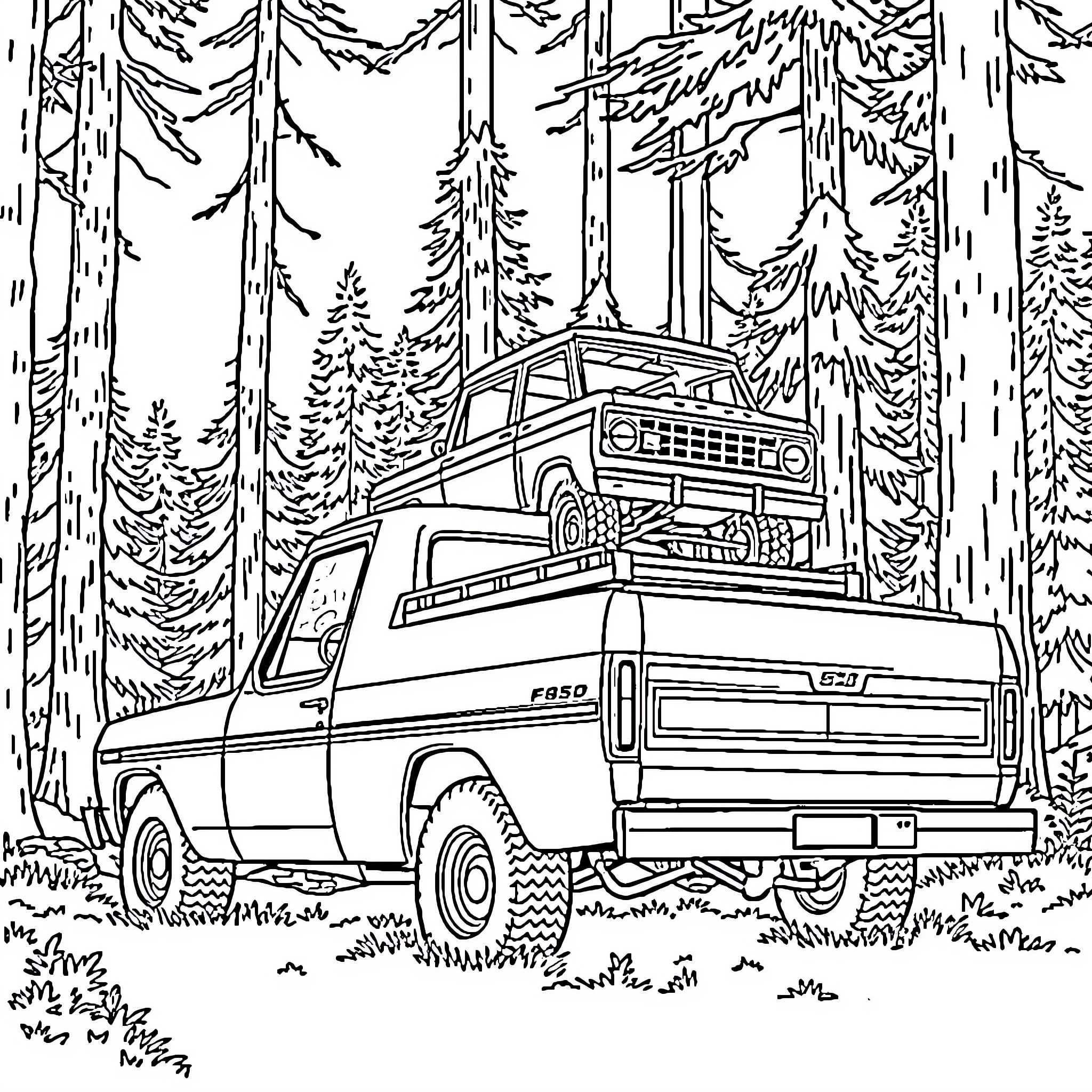 Best Ford Coloring Pages (Free Printable PDF)