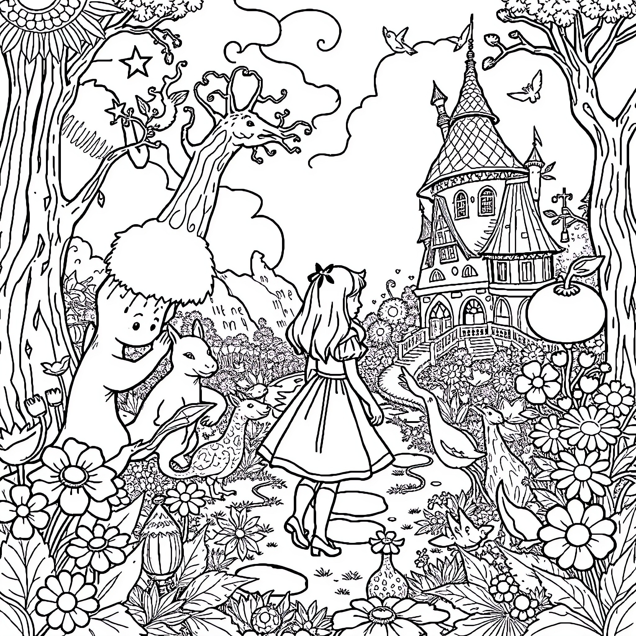 Best Alice Coloring Pages (Free Printable PDF)