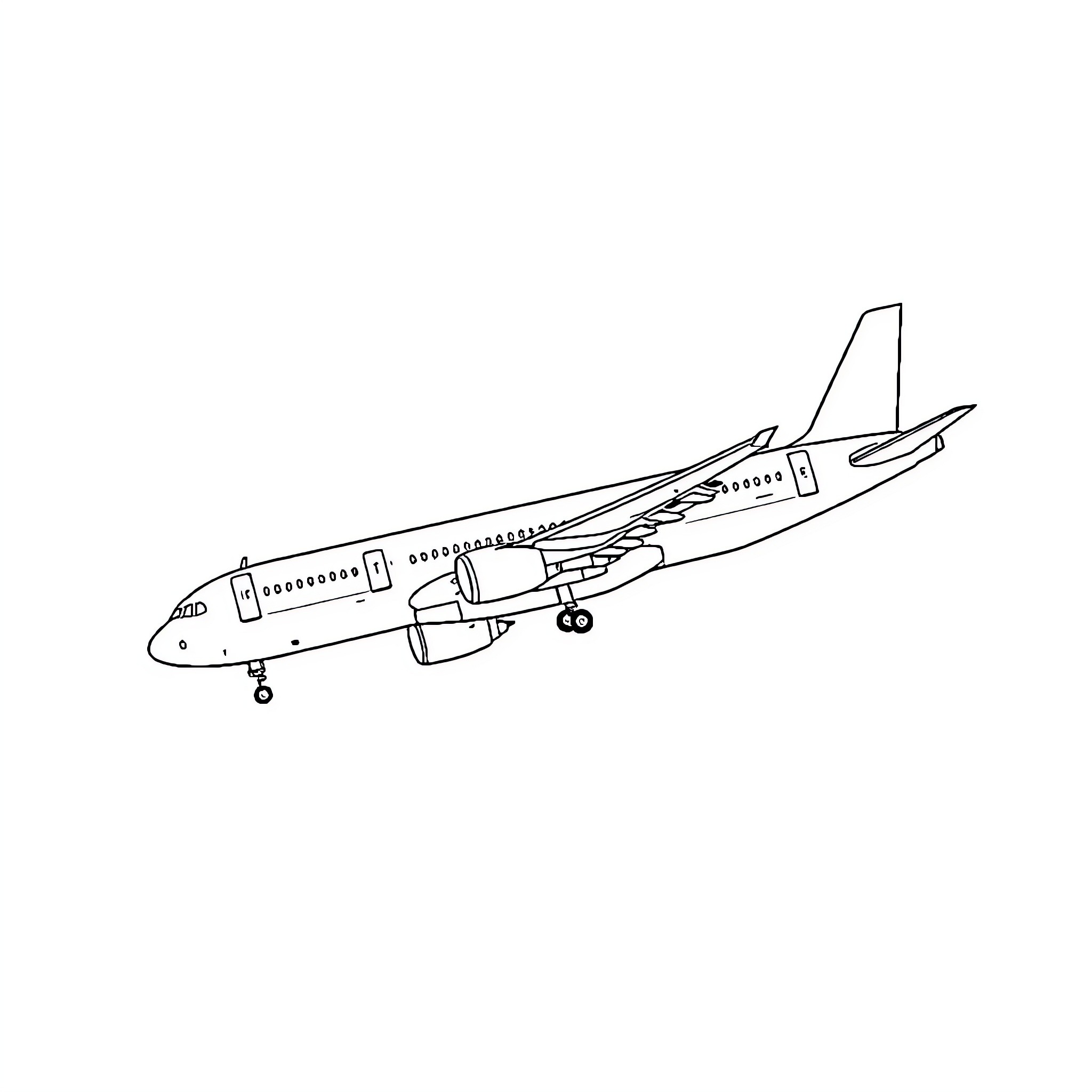 Best Airbus Coloring Pages (Free Printable PDF)