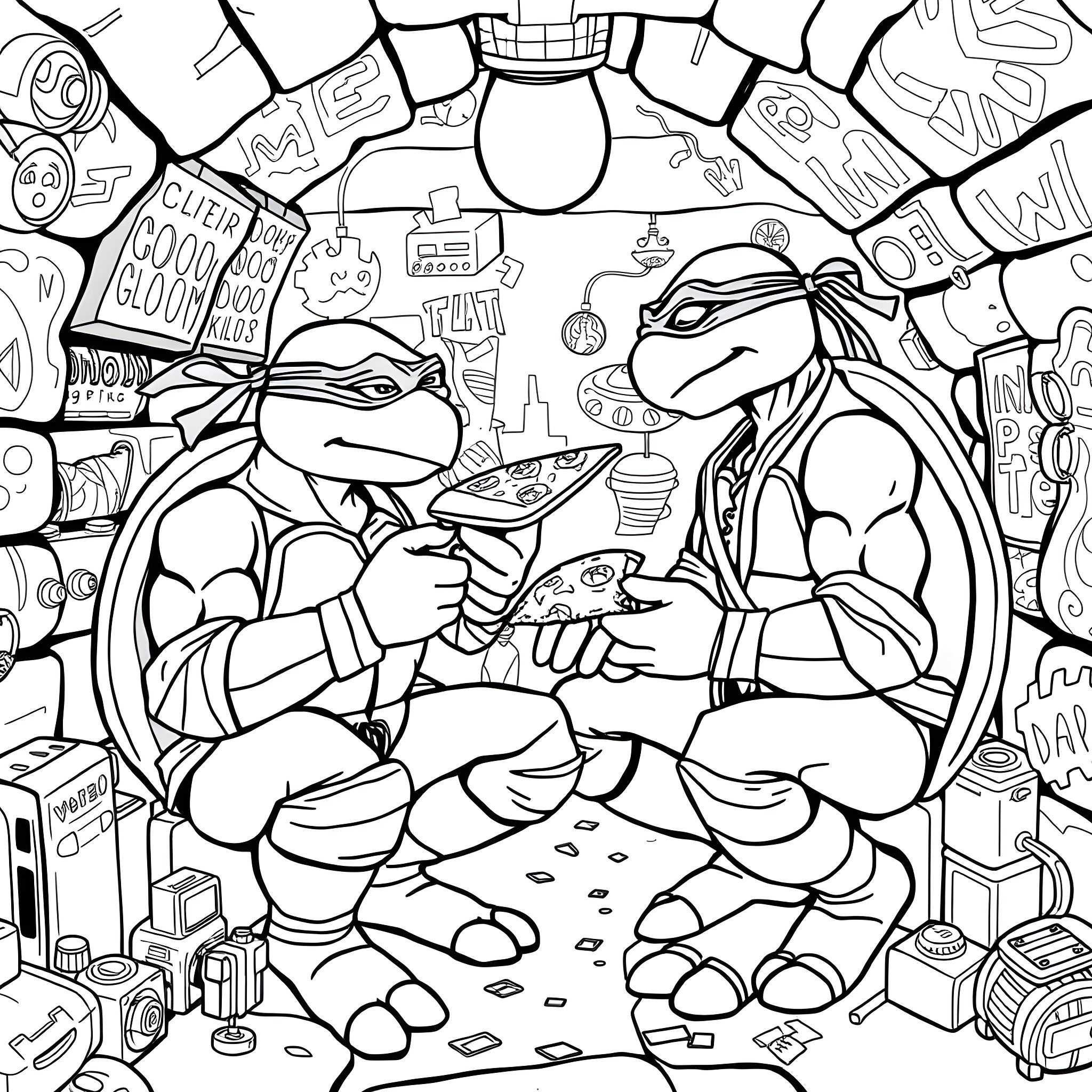Best Donatello Coloring Pages (Free Printable PDF)