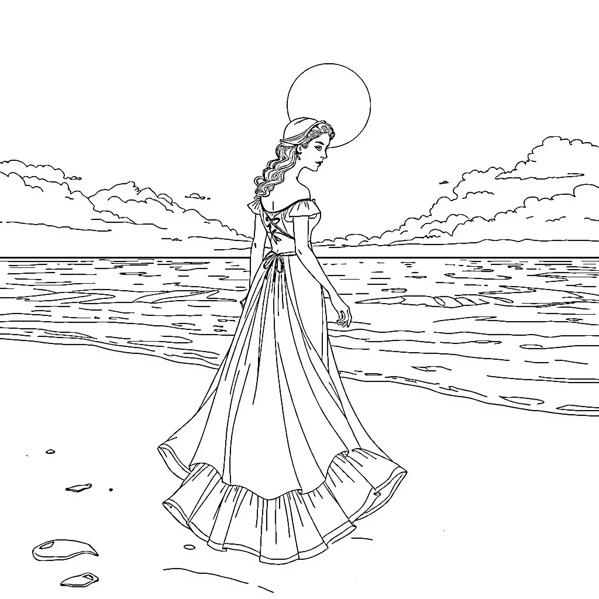 233 Best Lady Coloring Pages (Free Printable PDFs)