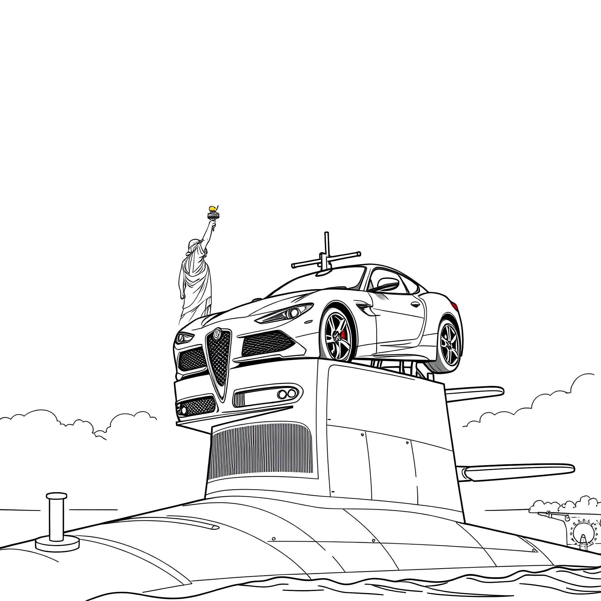 1166 Best Car Coloring Pages (Free Printable PDFs)