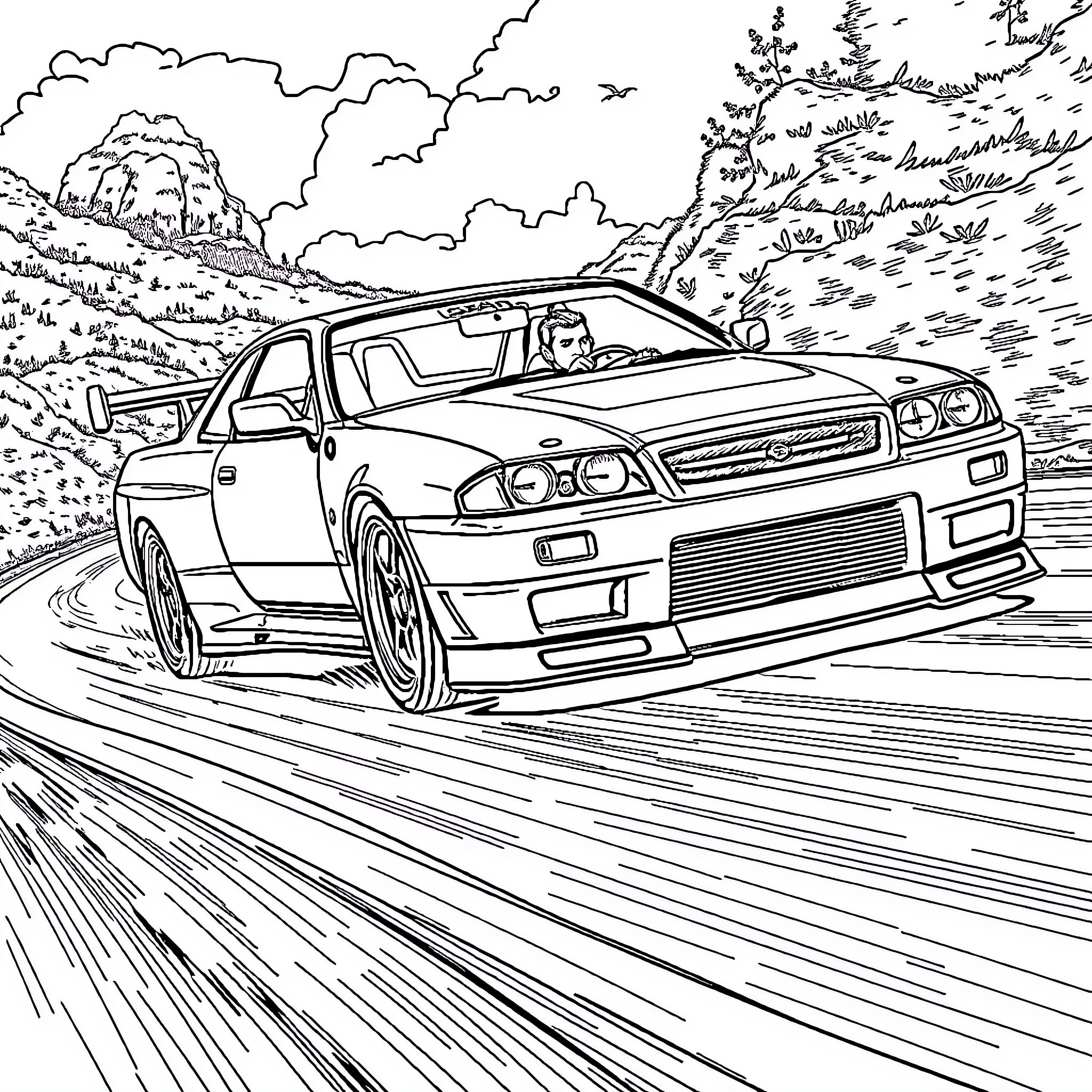 Best Paul Walker Coloring Pages (Free Printable PDF)