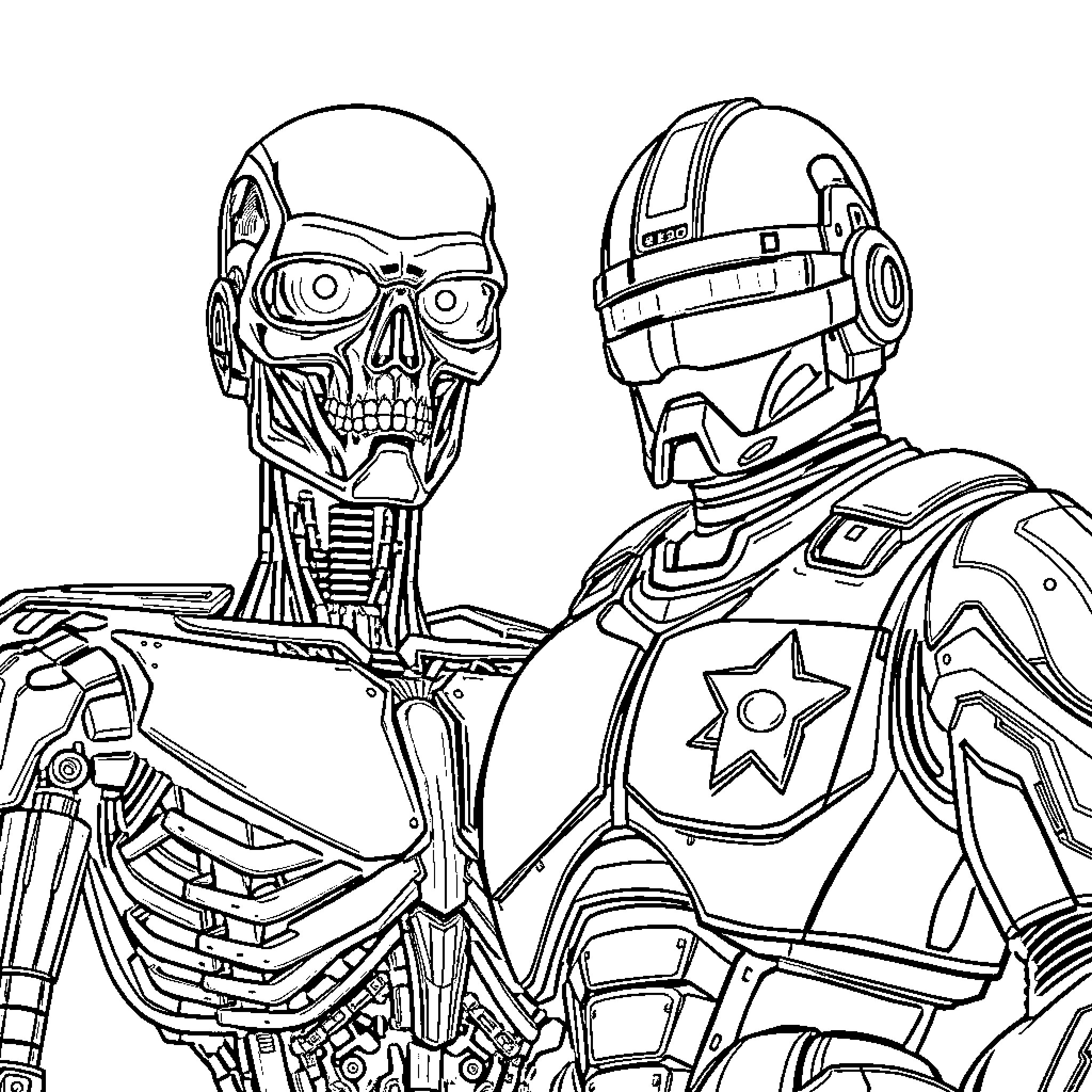 Best Terminator Coloring Pages (Free Printable PDF)