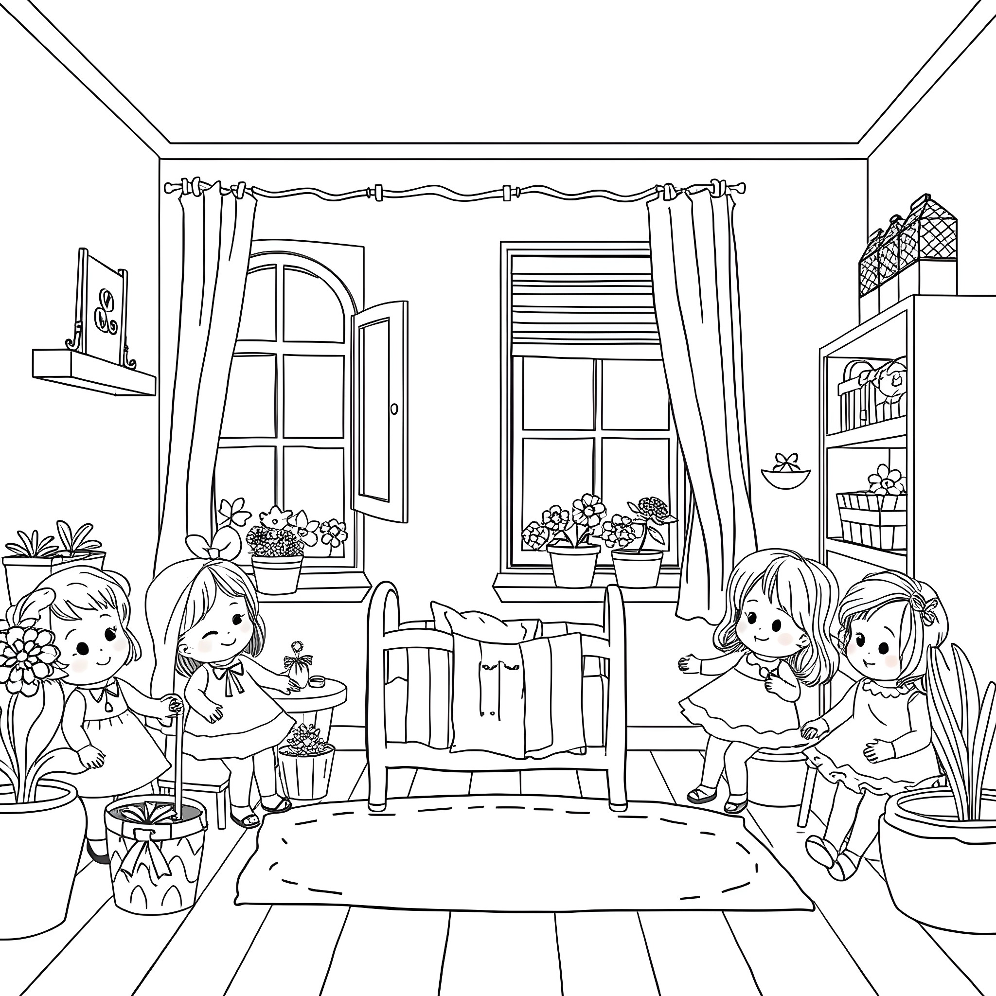 80 Best Doll Coloring Pages (Free Printable PDFs)