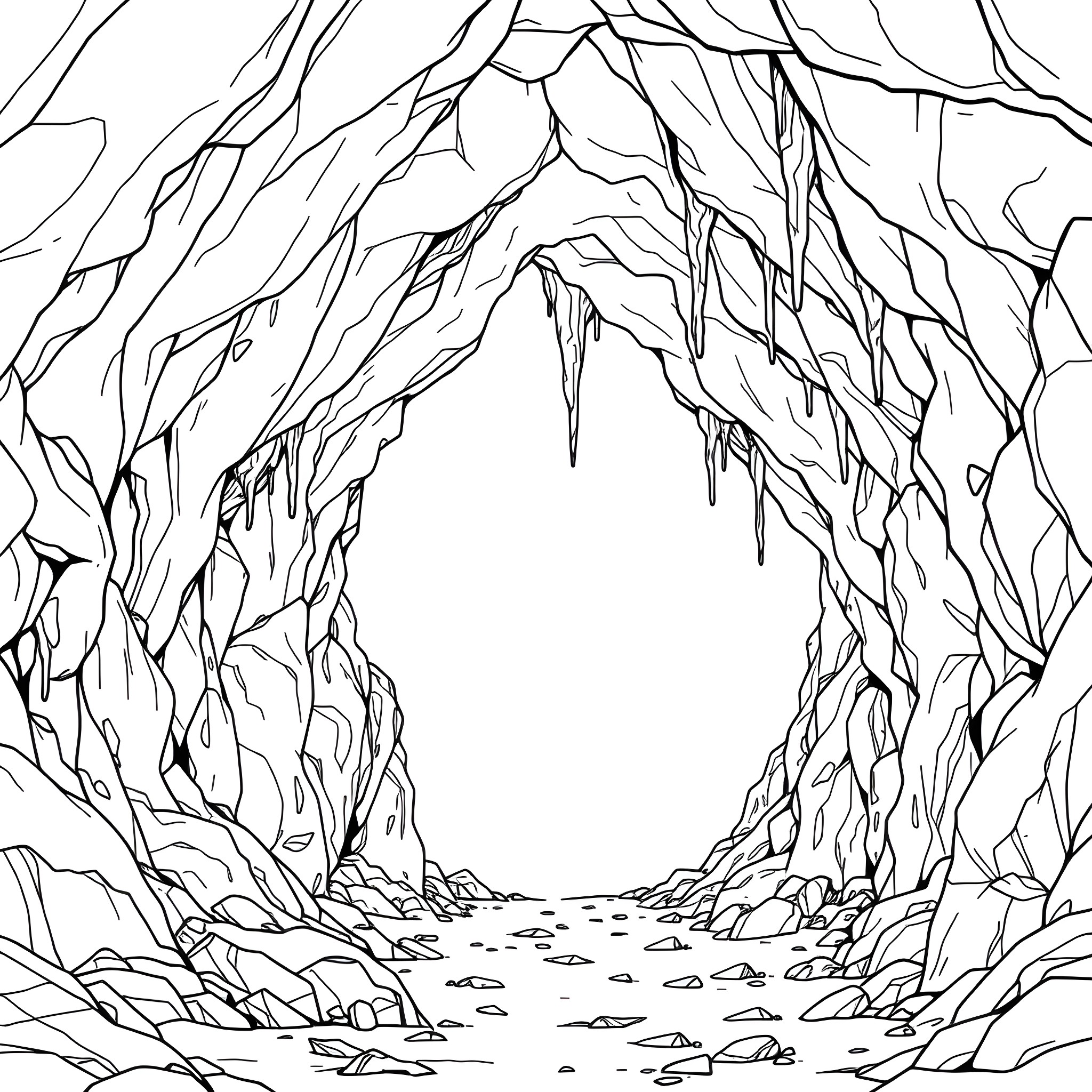 Best Cave Coloring Pages (Free Printable PDF)