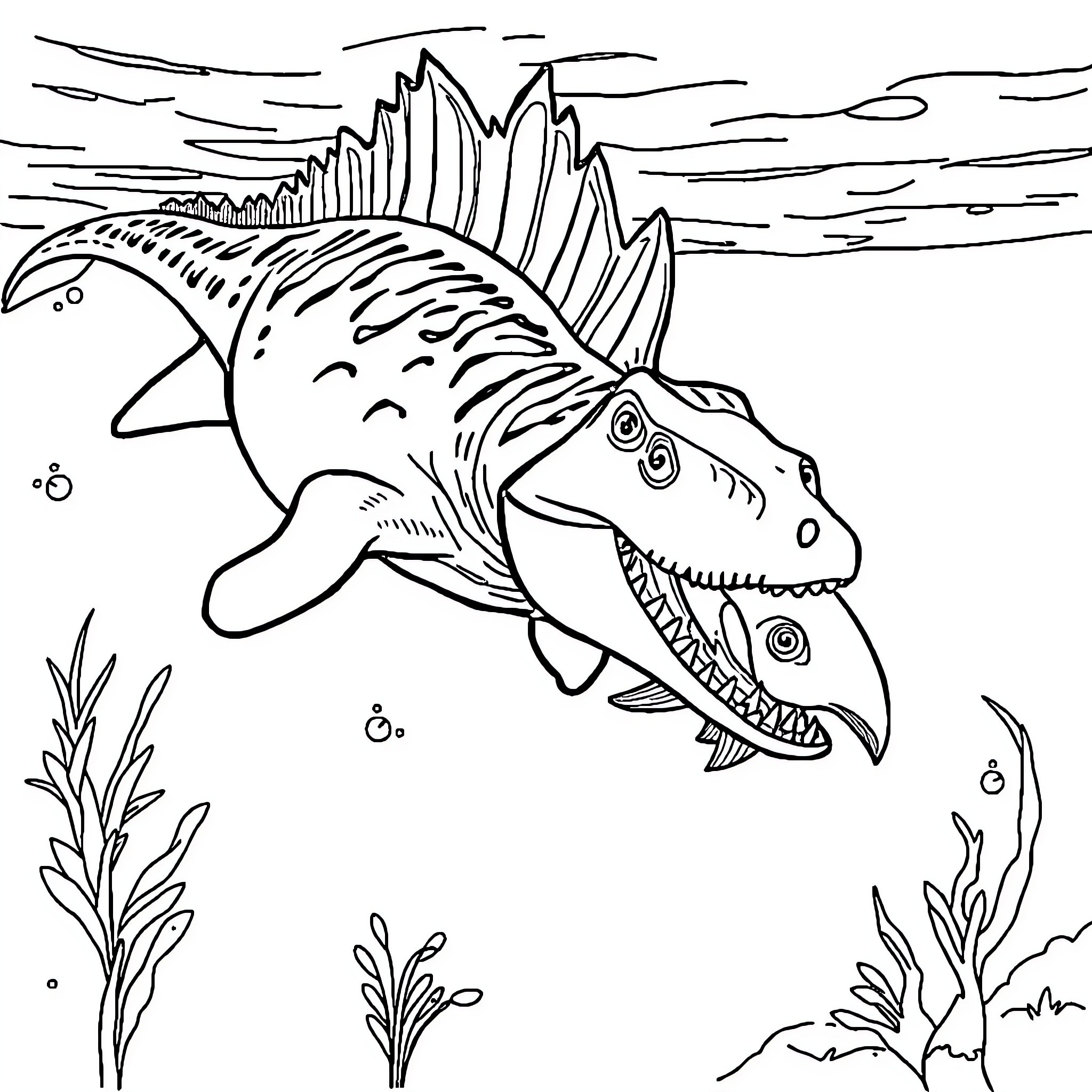Best Nothosaurus Coloring Pages (Free Printable PDF)