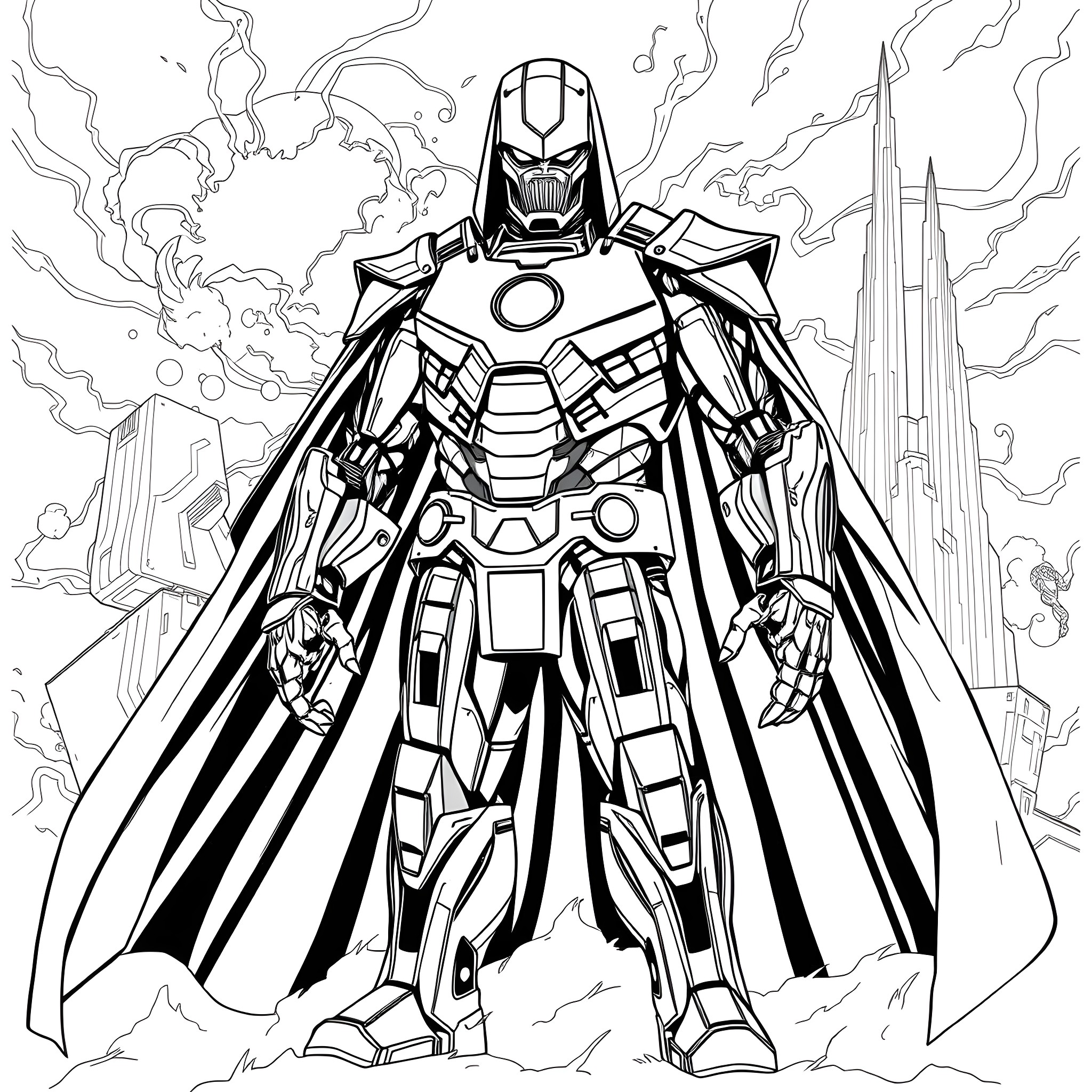 31 Best Doctor Doom Coloring Pages (Free Printable PDFs)