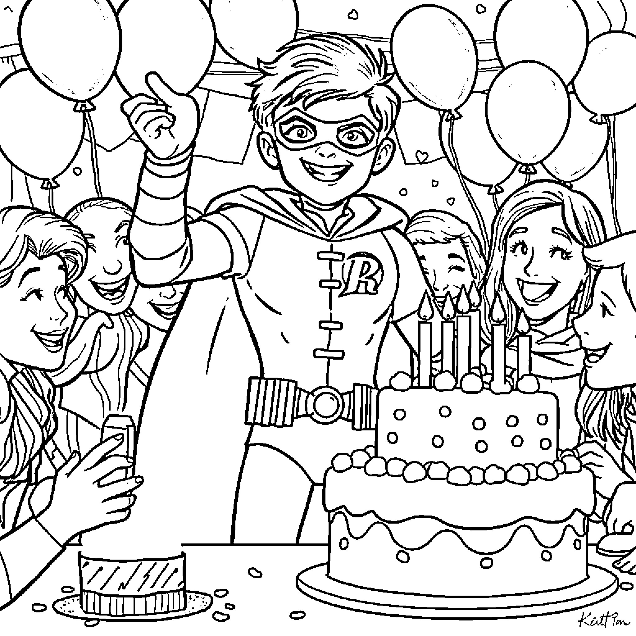 Best Tim Drake Coloring Pages (Free Printable PDF)