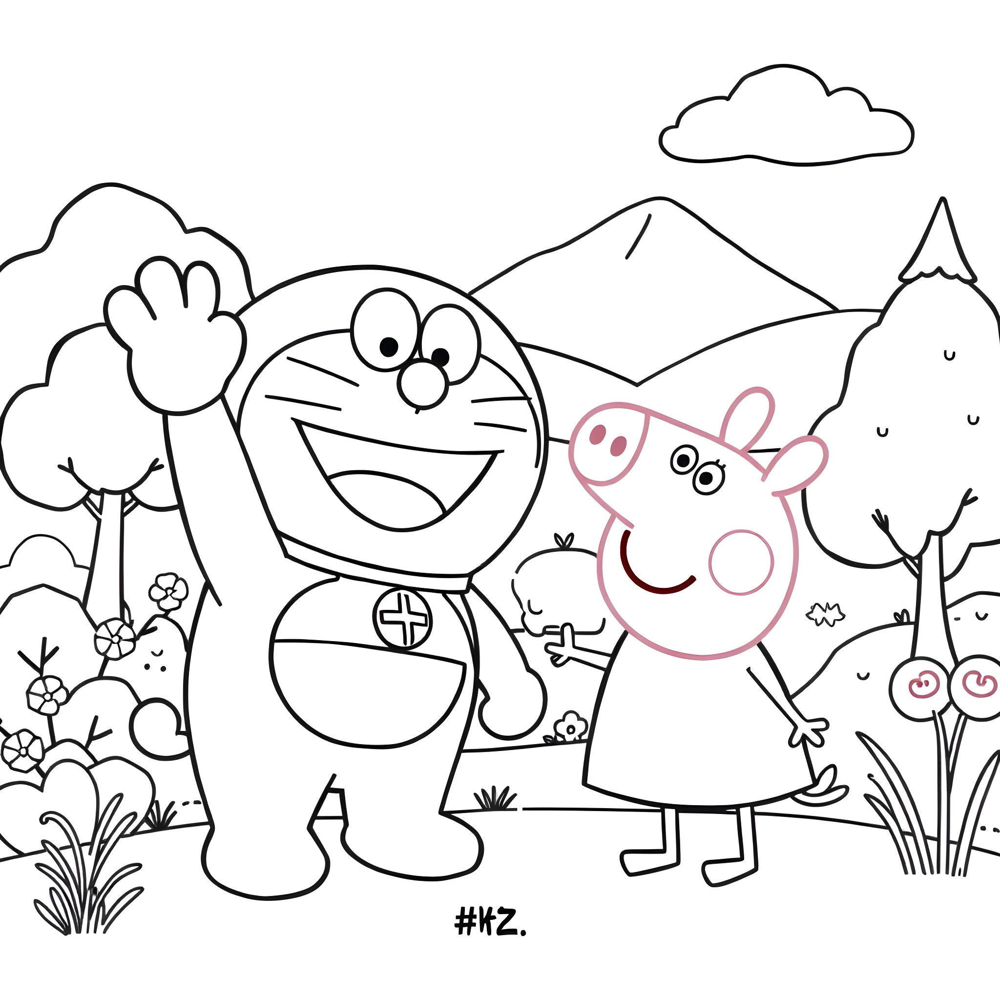 Best Doraemon Coloring Pages (Free Printable PDF)