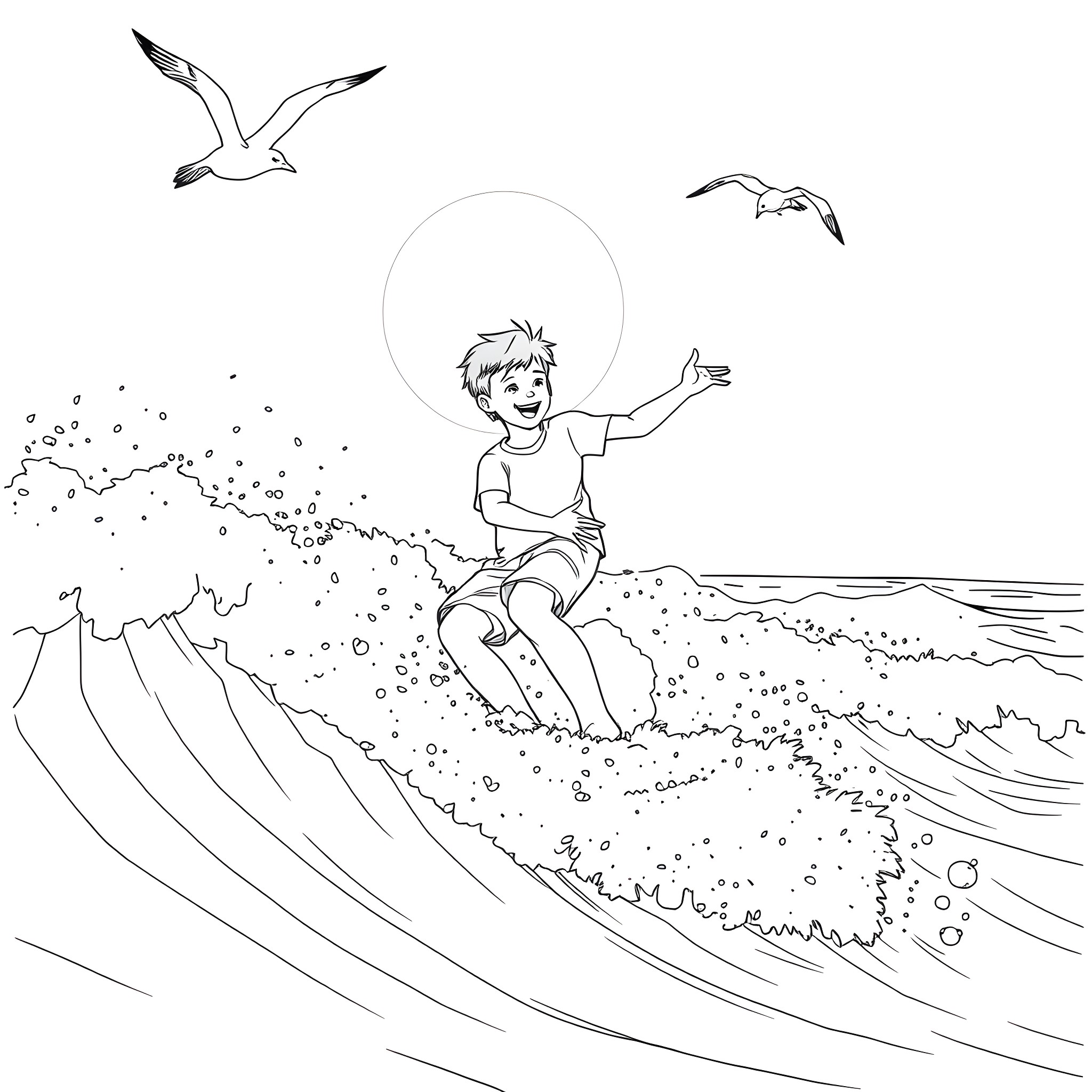 Best Surfing Coloring Pages (Free Printable PDF)