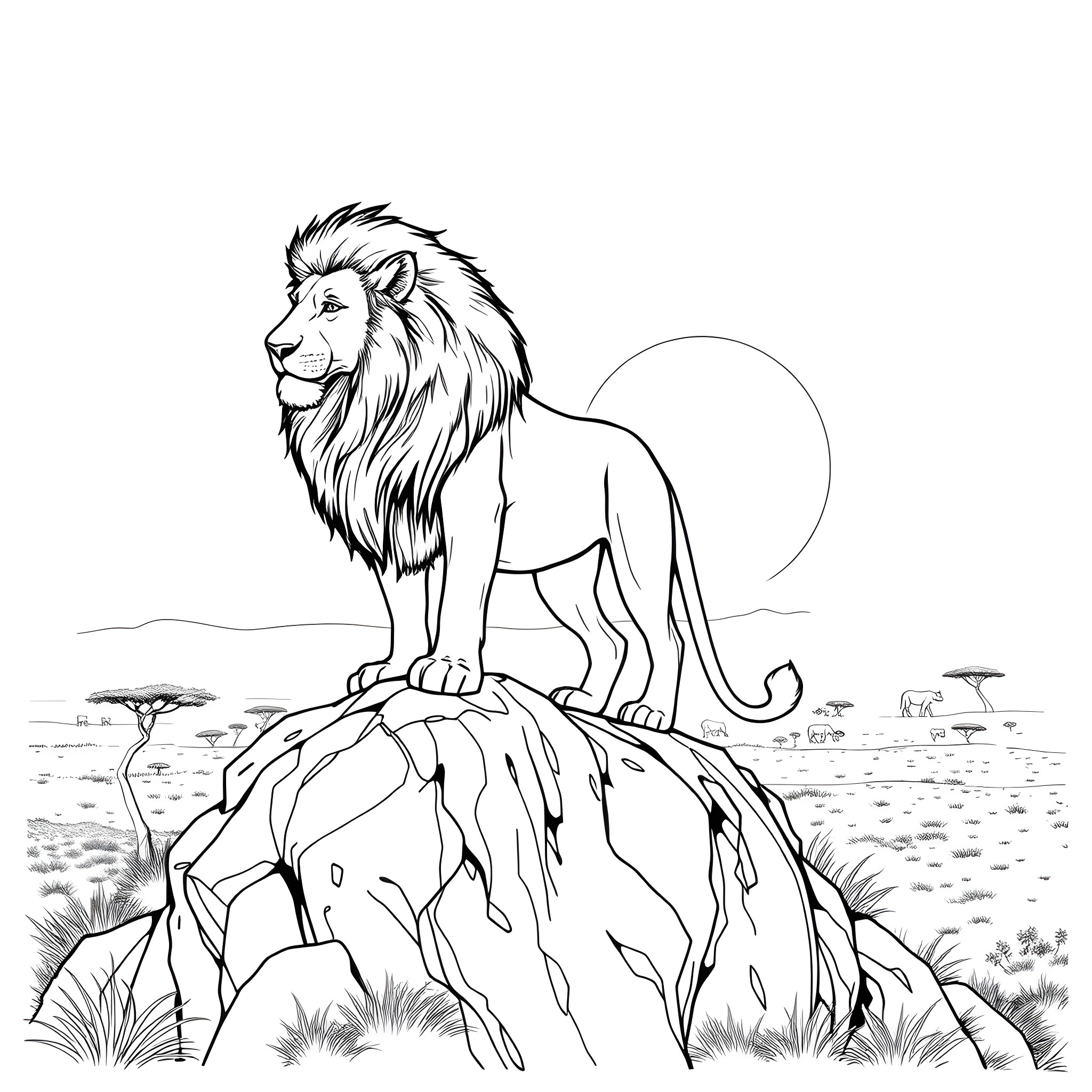 50 Best Lion Coloring Pages (Free Printable PDFs)