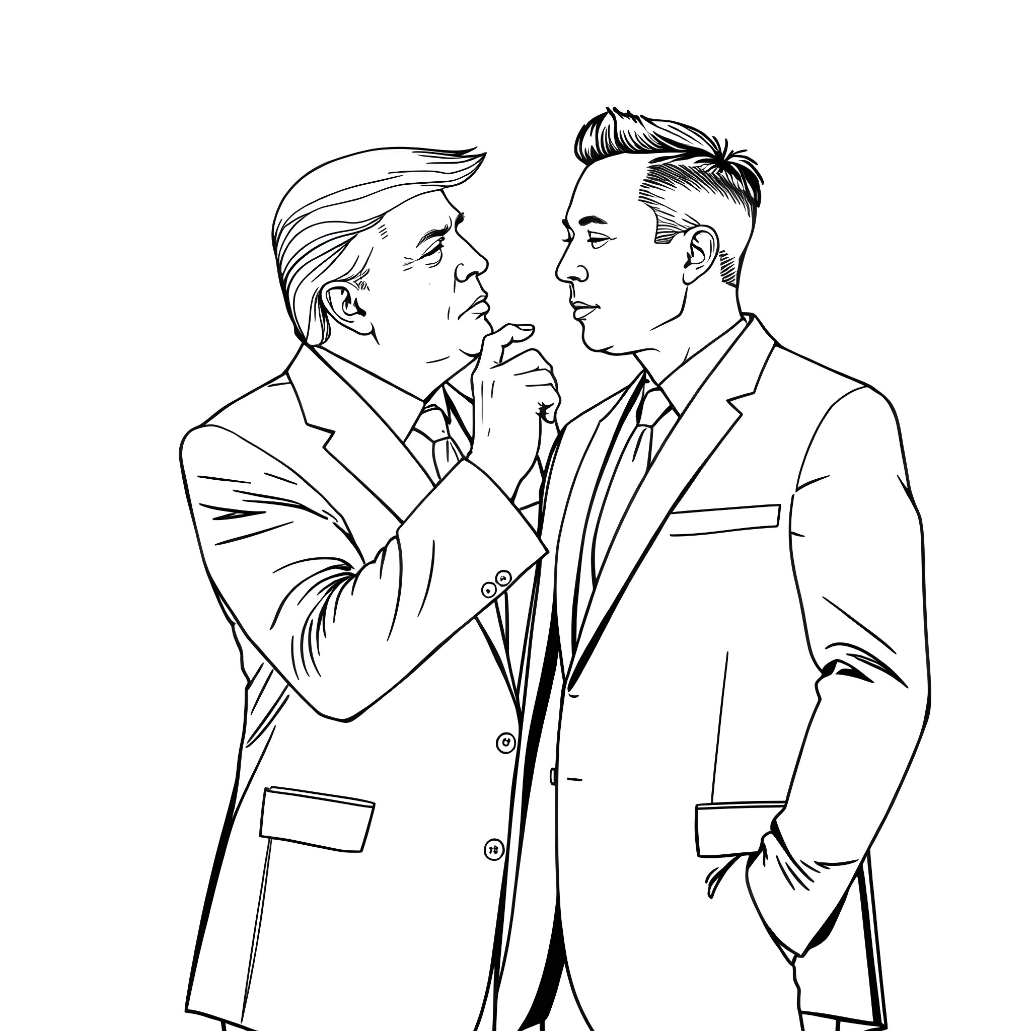 286 Best Trump Coloring Pages (Free Printable PDFs)