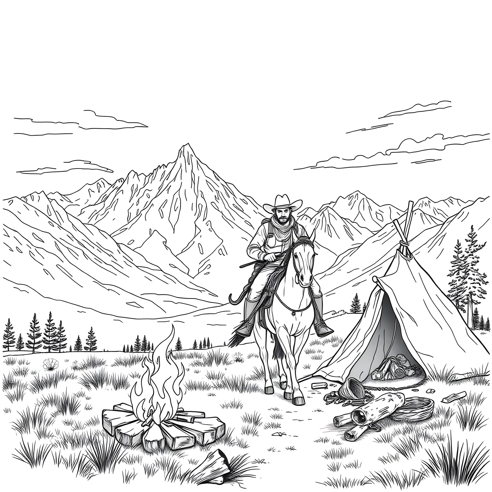 13 Best Red Dead Redemption Coloring Pages (Free Printable PDFs)
