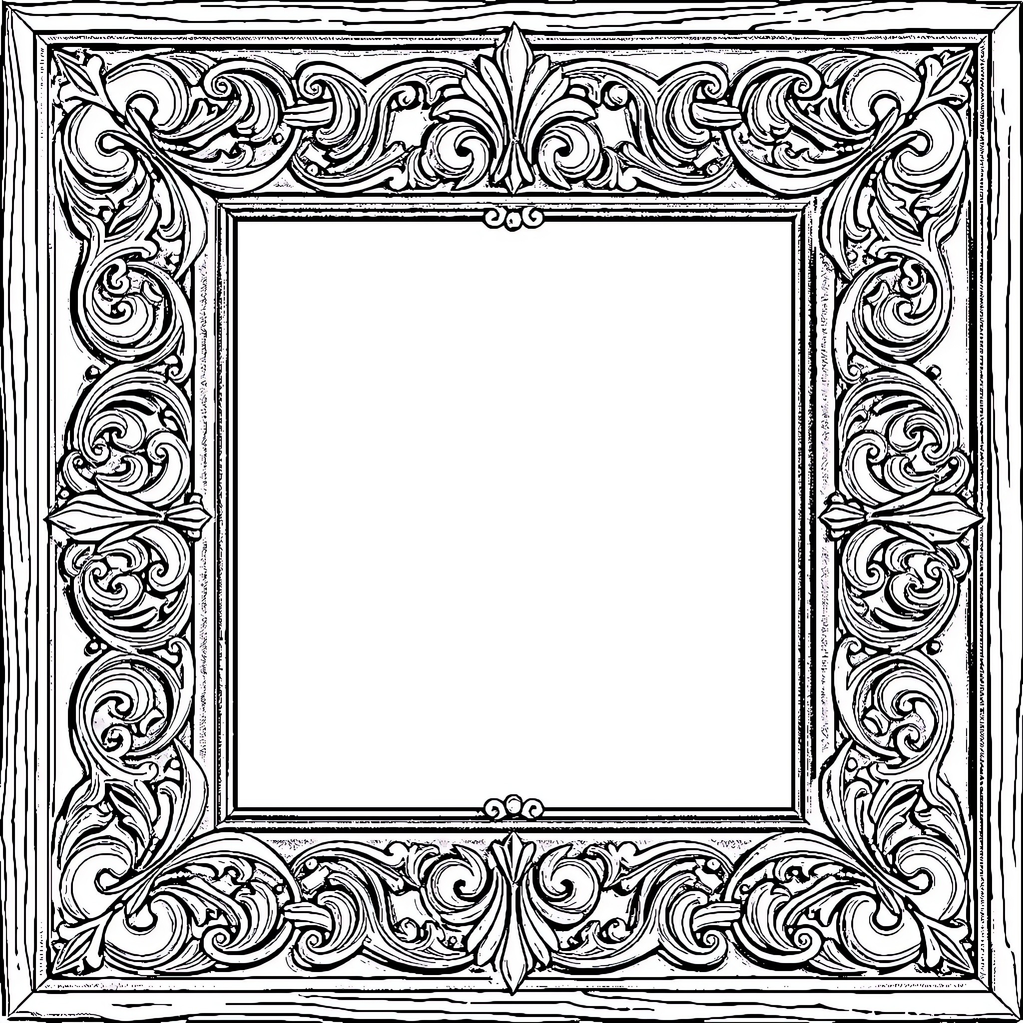 2 Best Scrollwork Coloring Pages (Free Printable PDFs)