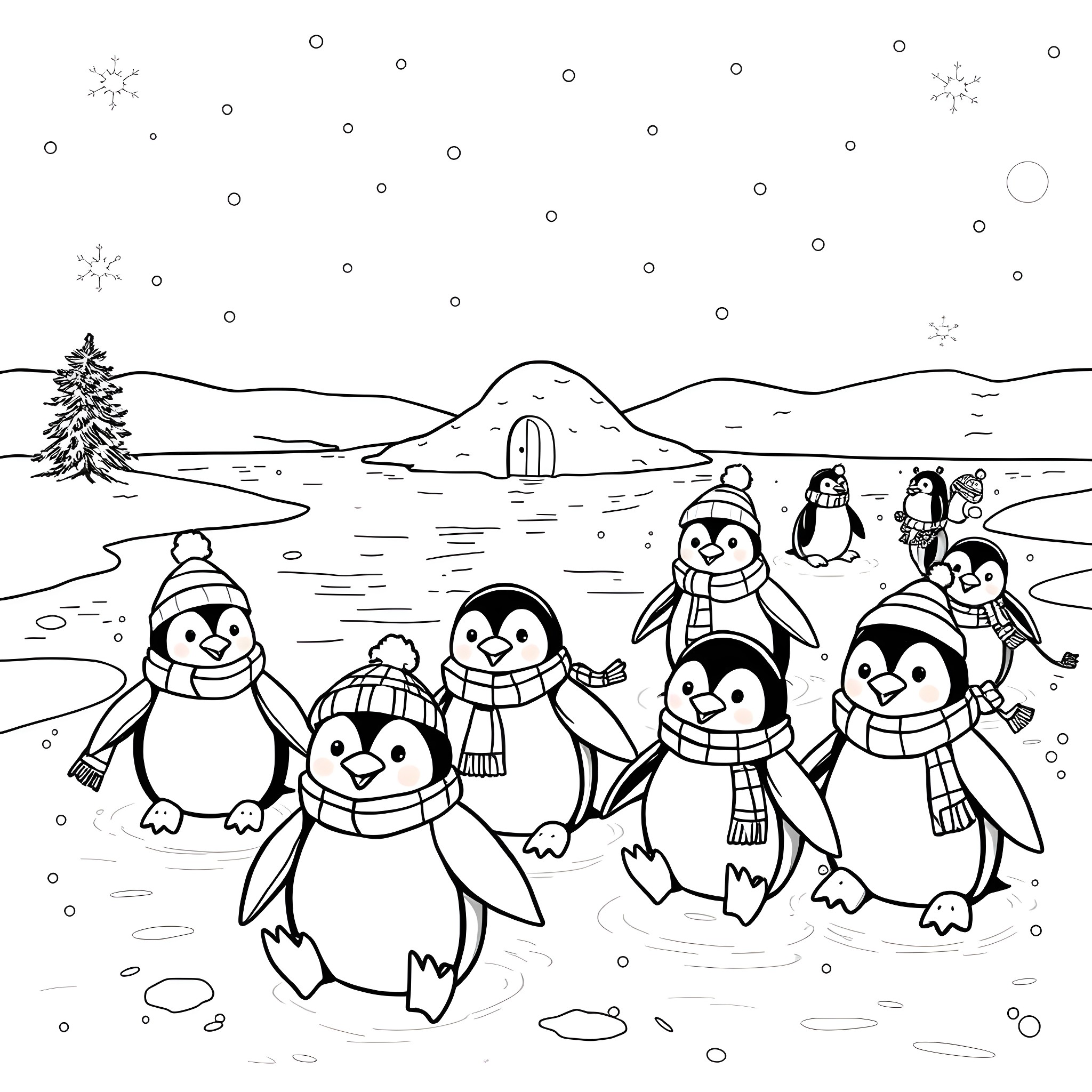 Best Penguin Coloring Pages (Free Printable PDF)