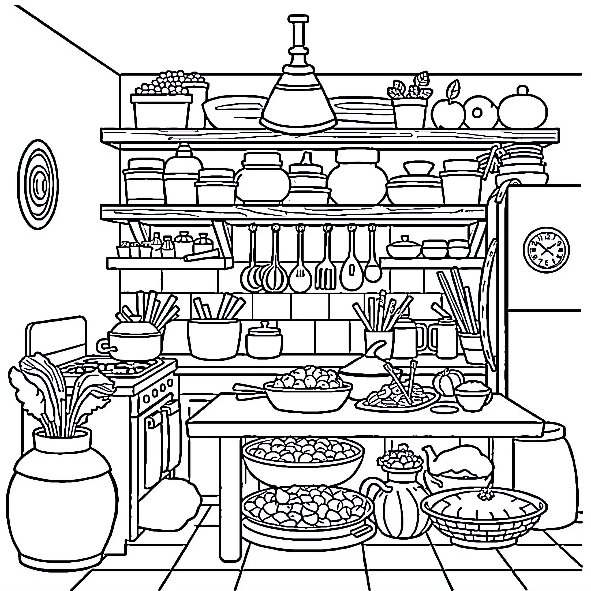 Best Food Coloring Pages (Free Printable PDF)