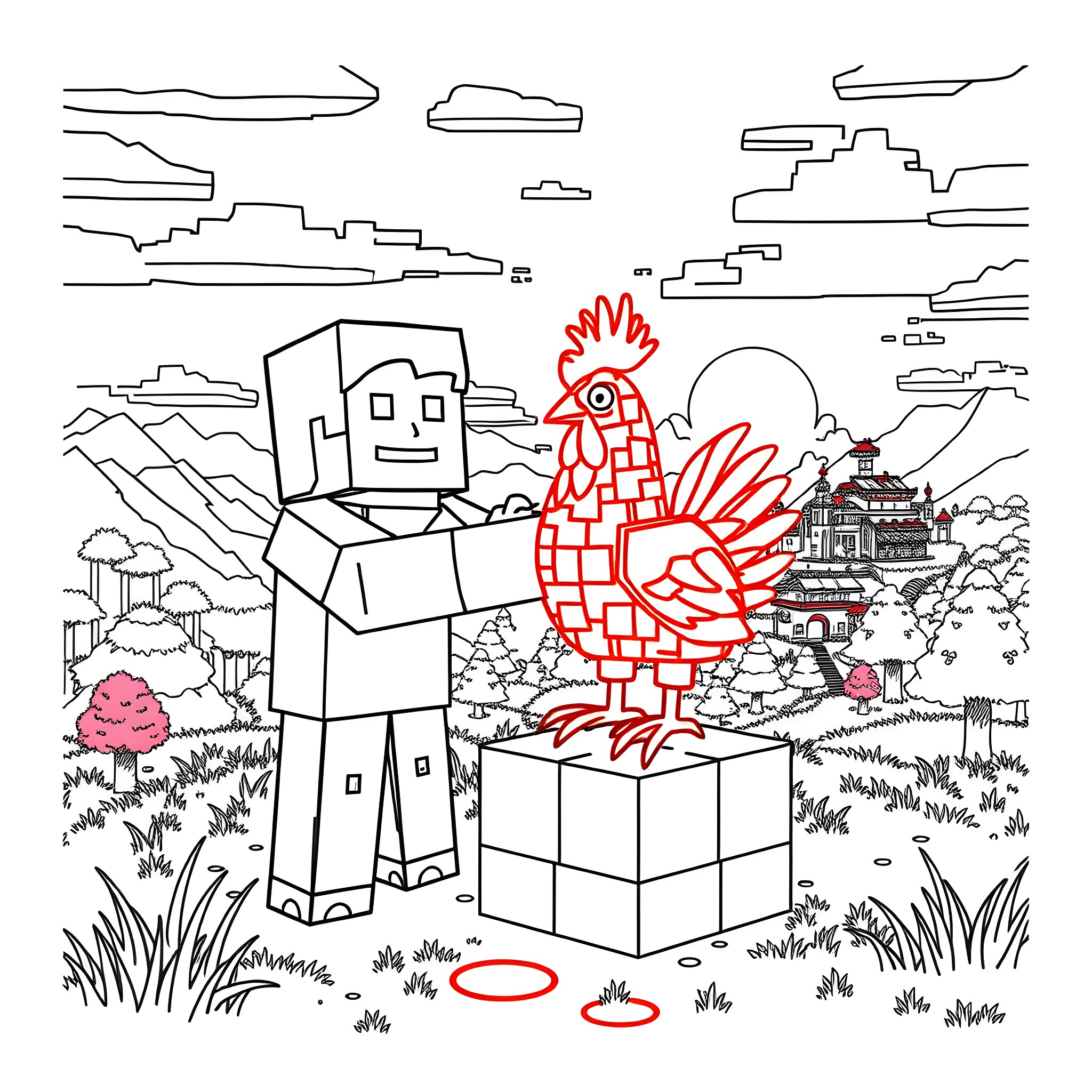 Best Minecraft Steve Coloring Pages (Free Printable PDF)