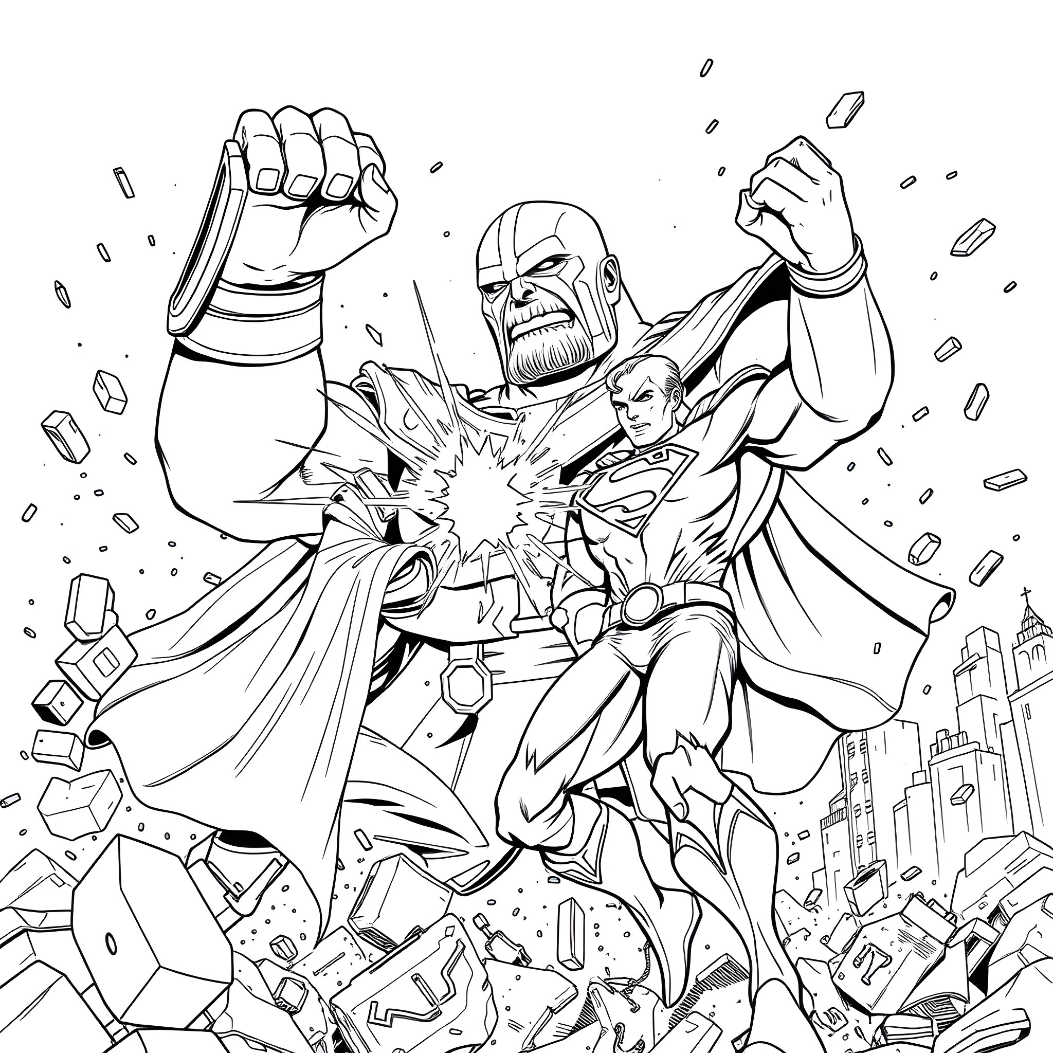 Best Thanos Coloring Pages (Free Printable PDF)