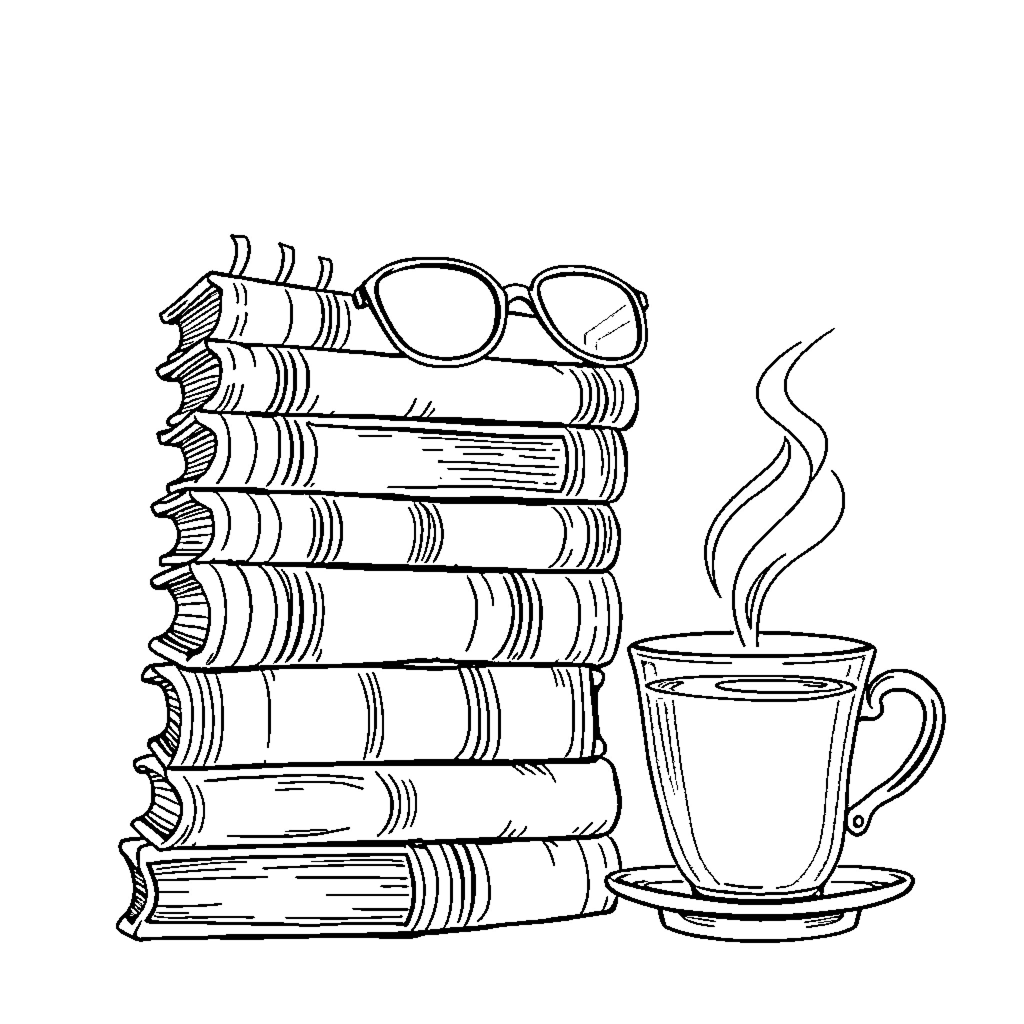 Best Book Coloring Pages (Free Printable PDF)