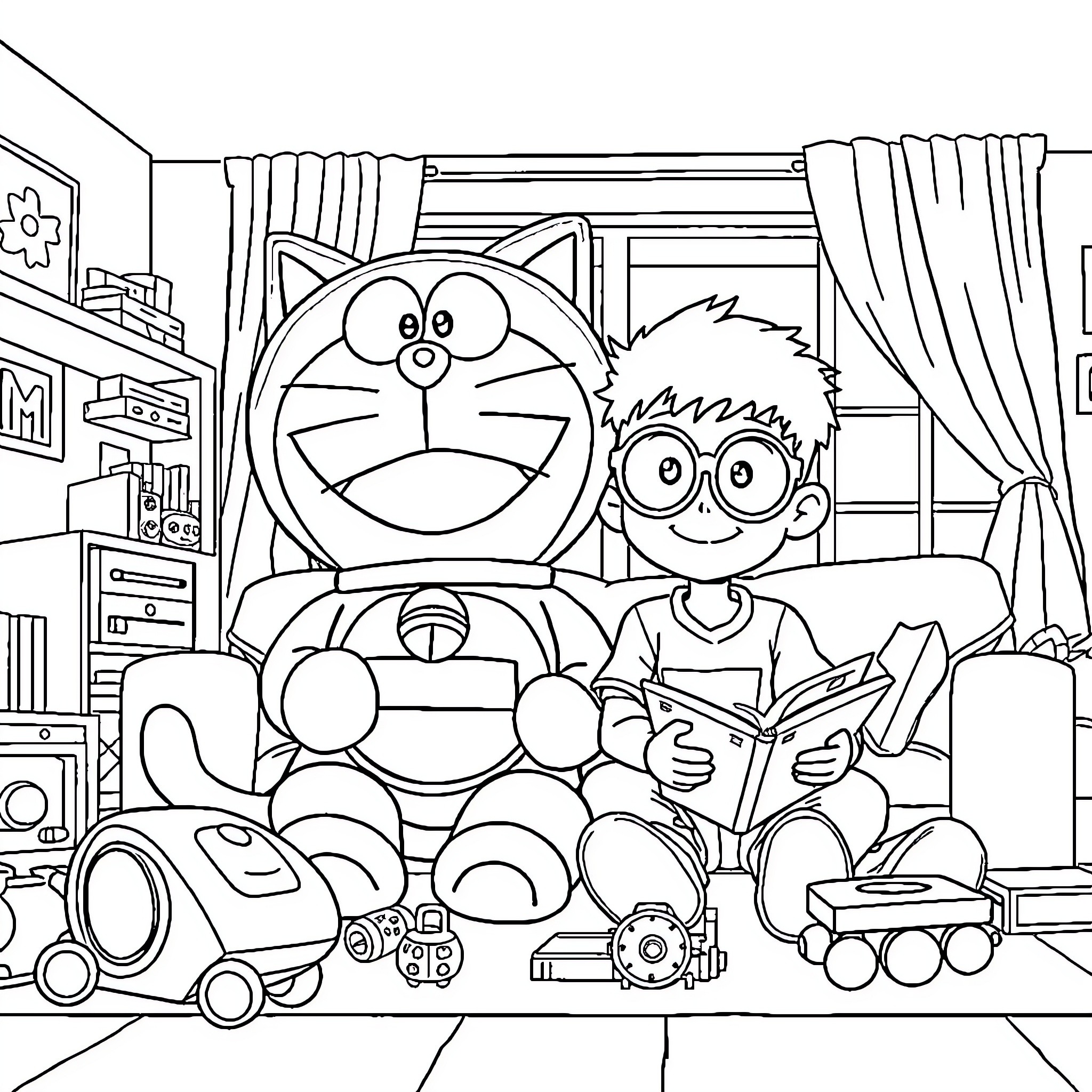 65 Best Doraemon Coloring Pages (Free Printable PDFs)