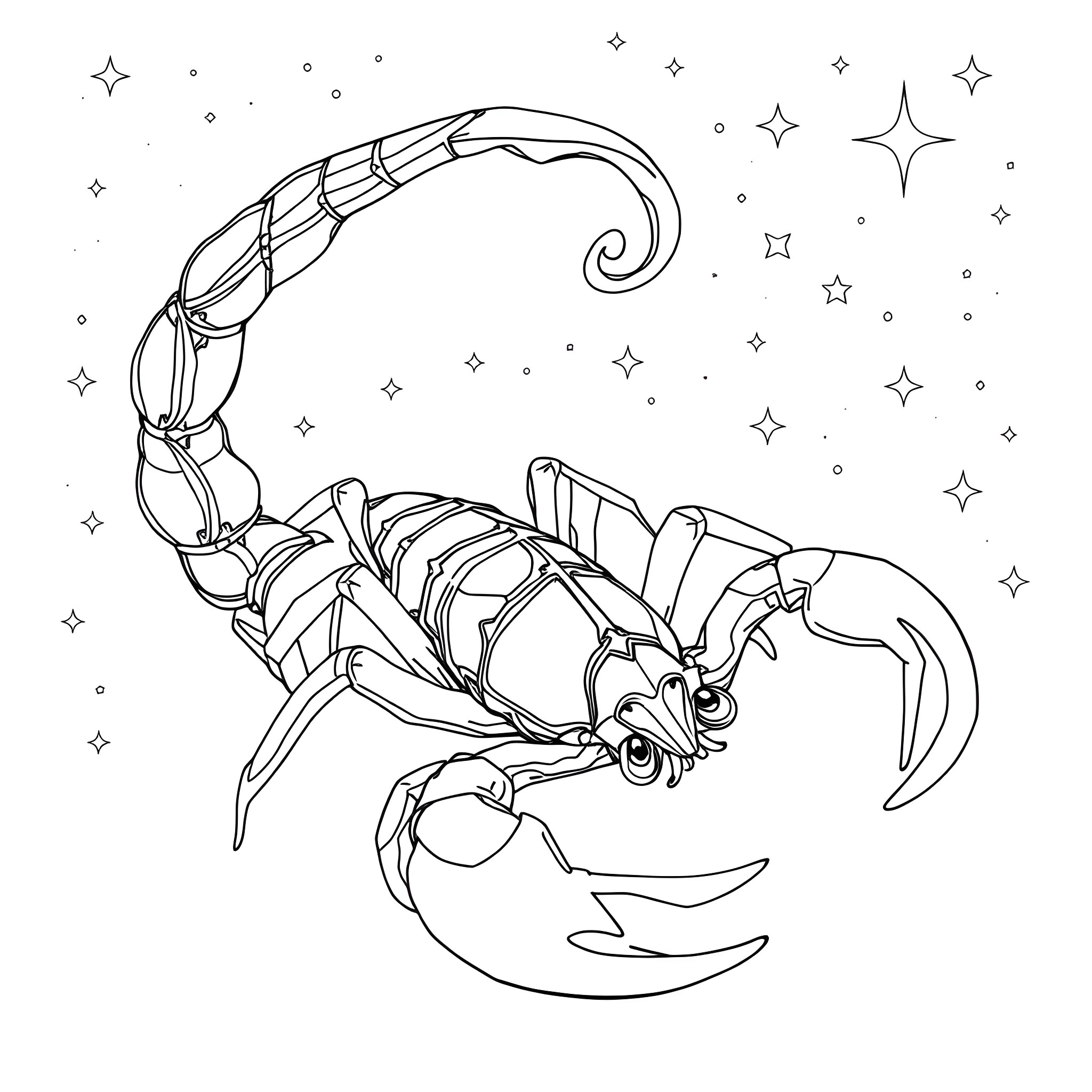 Best Scorpio Coloring Pages (Free Printable PDF)