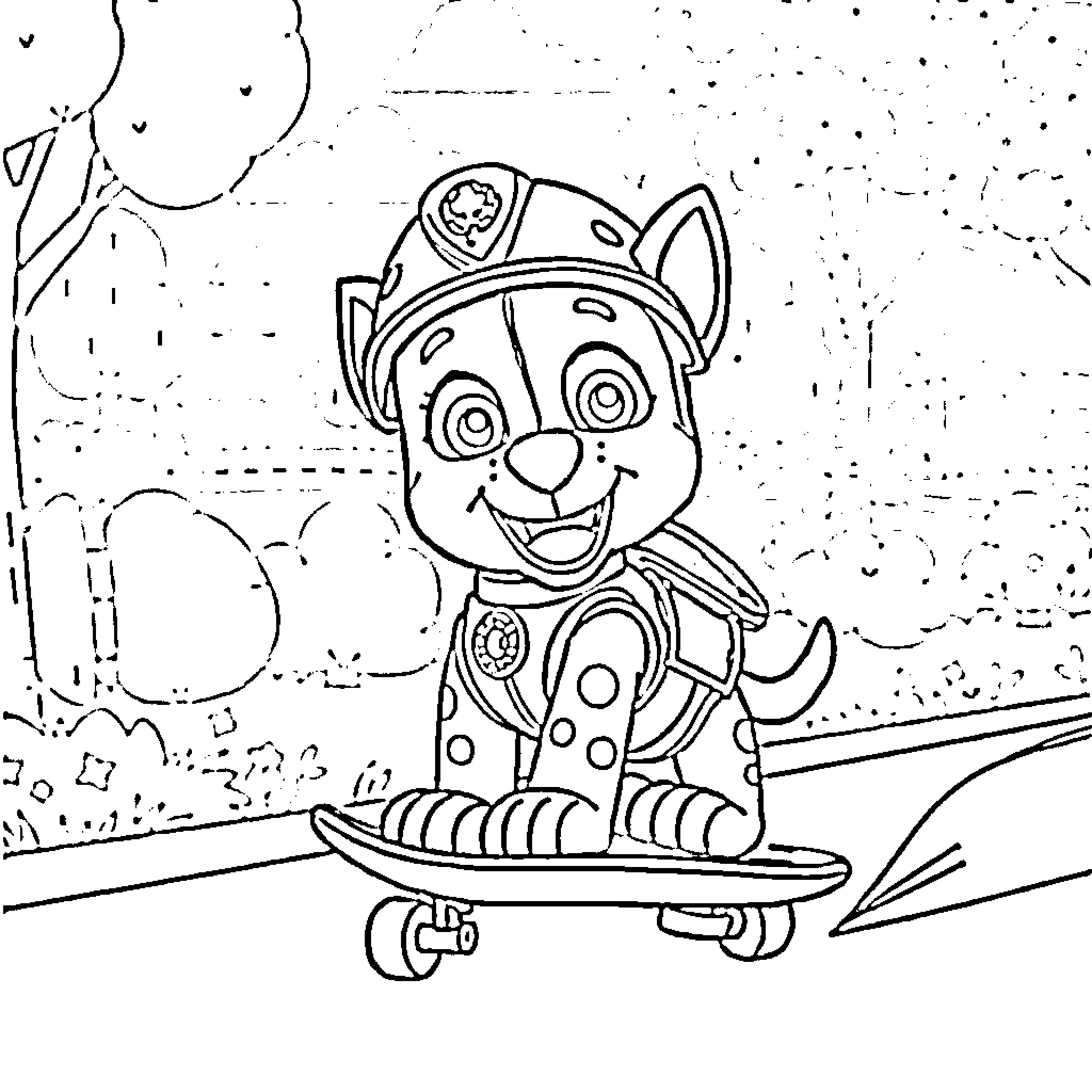 Best Rubble Coloring Pages (Free Printable PDF)