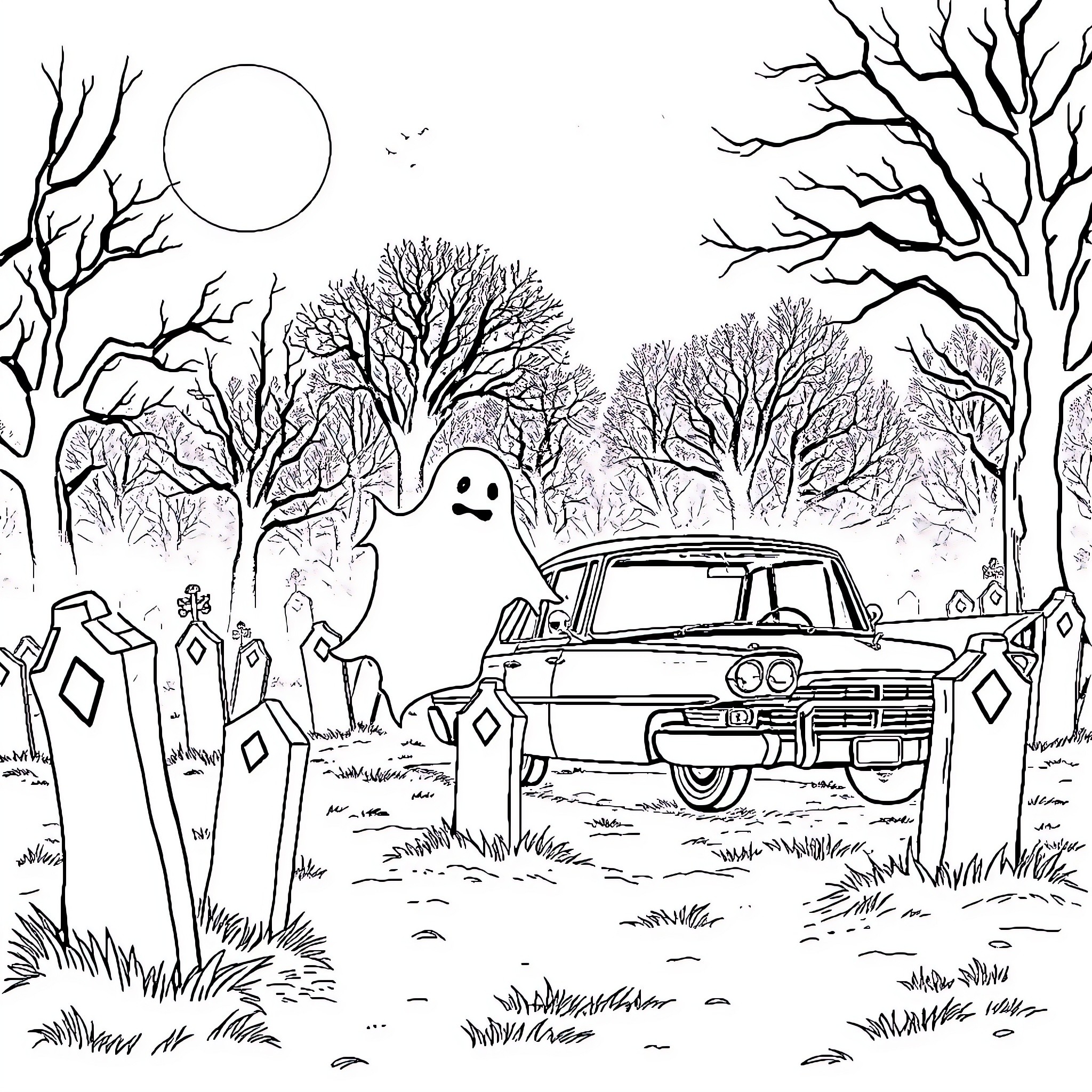 Best Hearse Coloring Pages (Free Printable PDF)