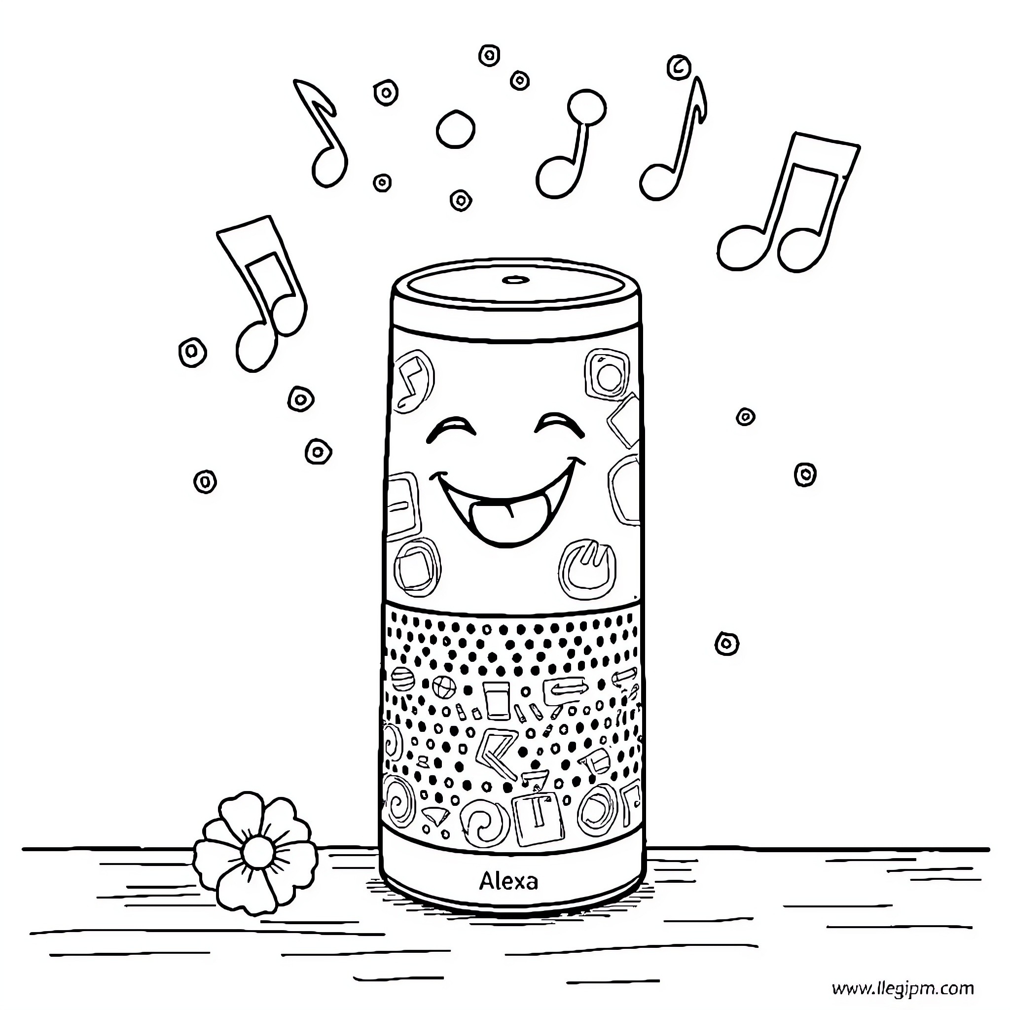 Best Alexa Coloring Pages (Free Printable PDF)