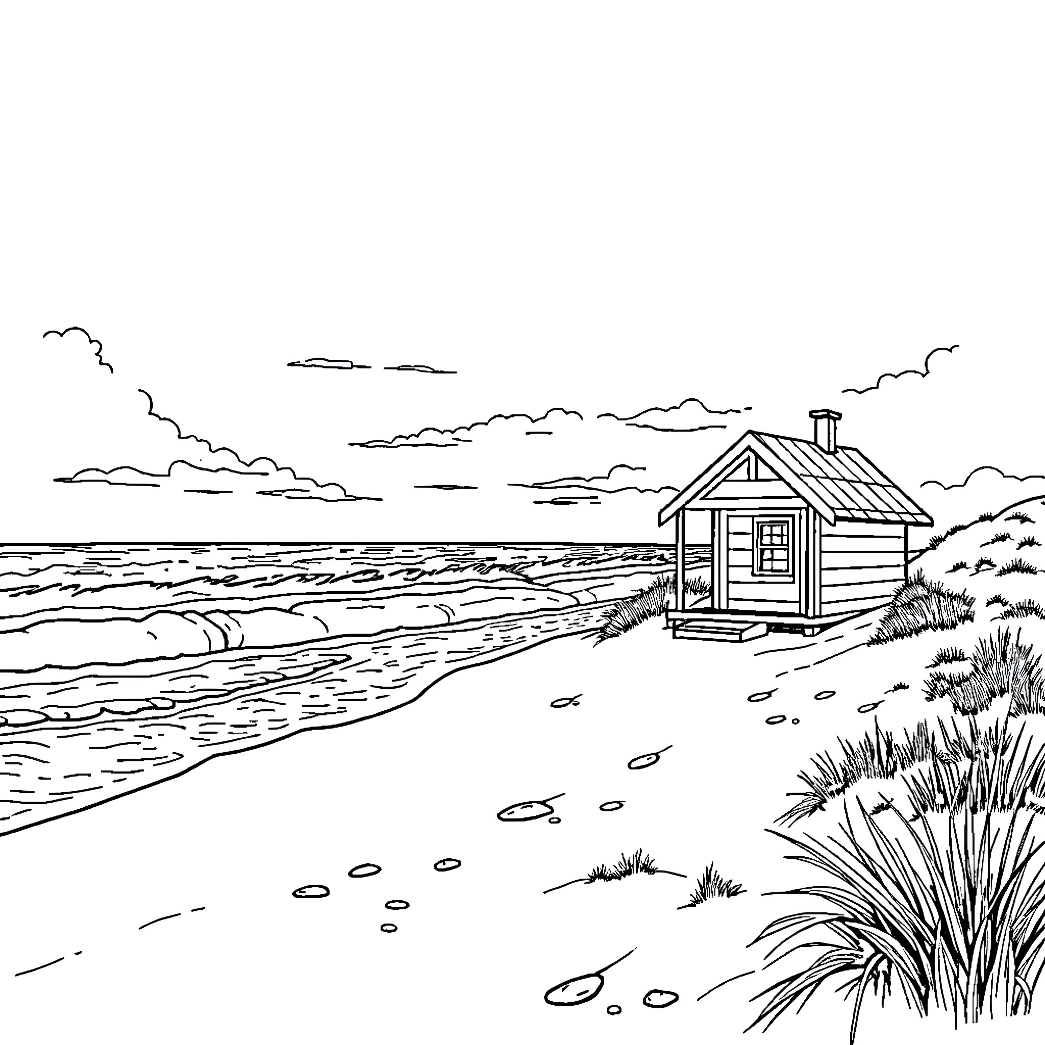 Best Cabin Coloring Pages (Free Printable PDF)