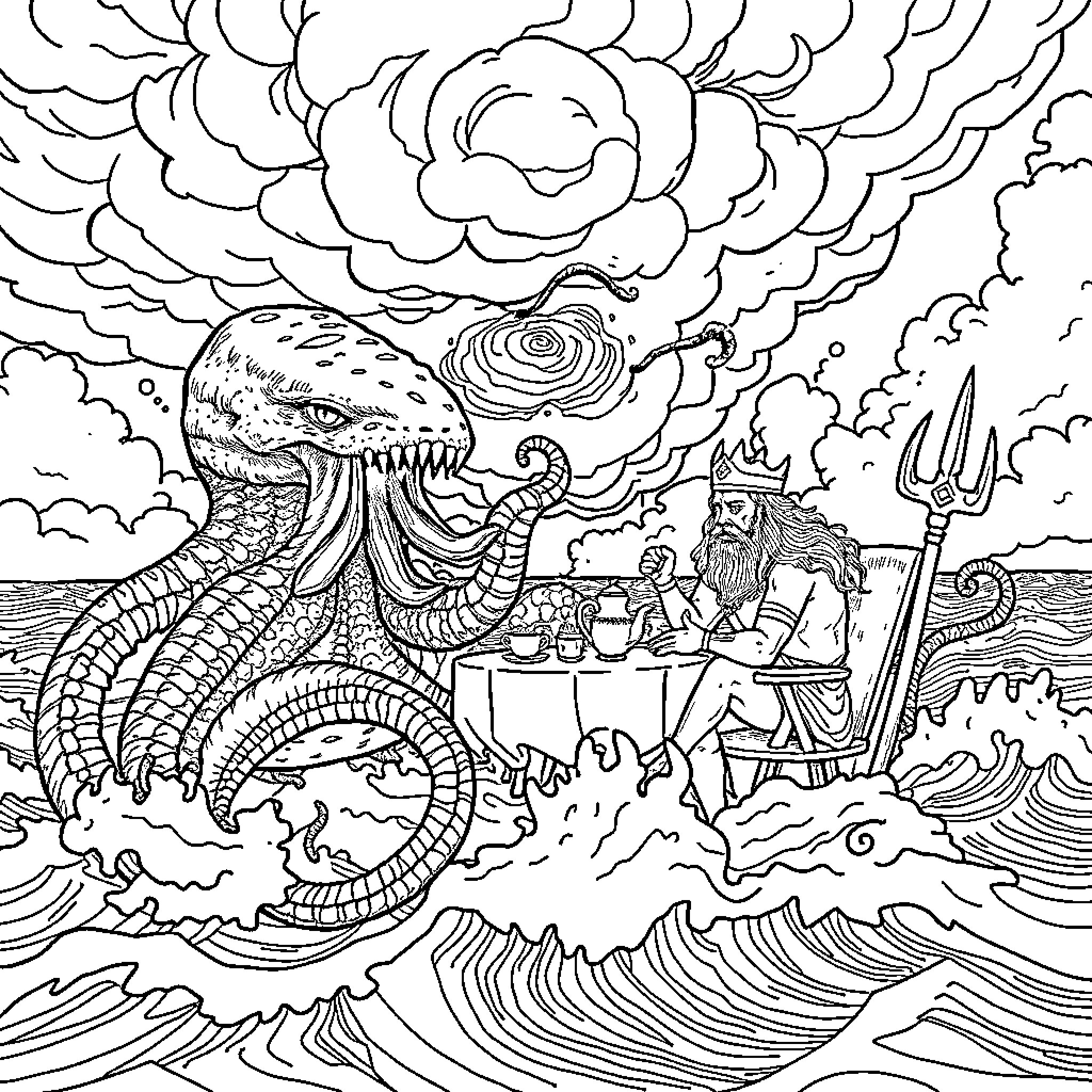 Best Kraken Coloring Pages (Free Printable PDF)