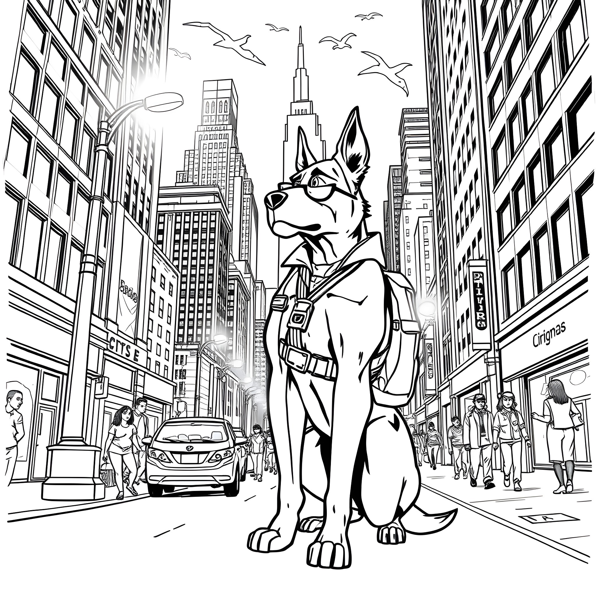 Best Dogman Coloring Pages (Free Printable PDF)