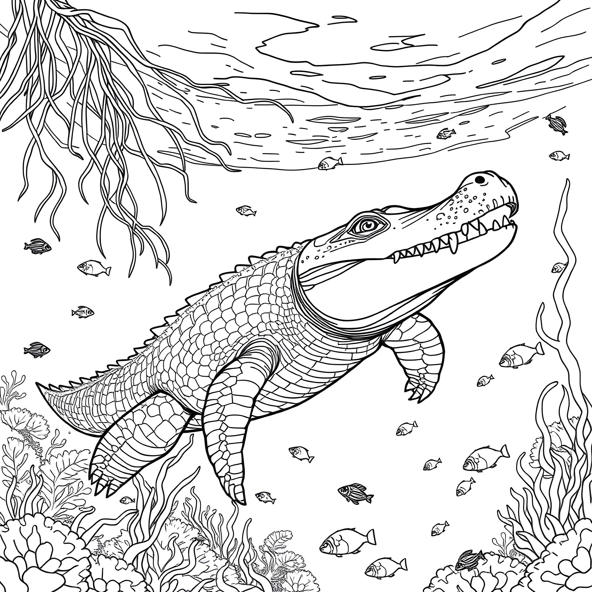 Best Crocodile Coloring Pages (Free Printable PDF)