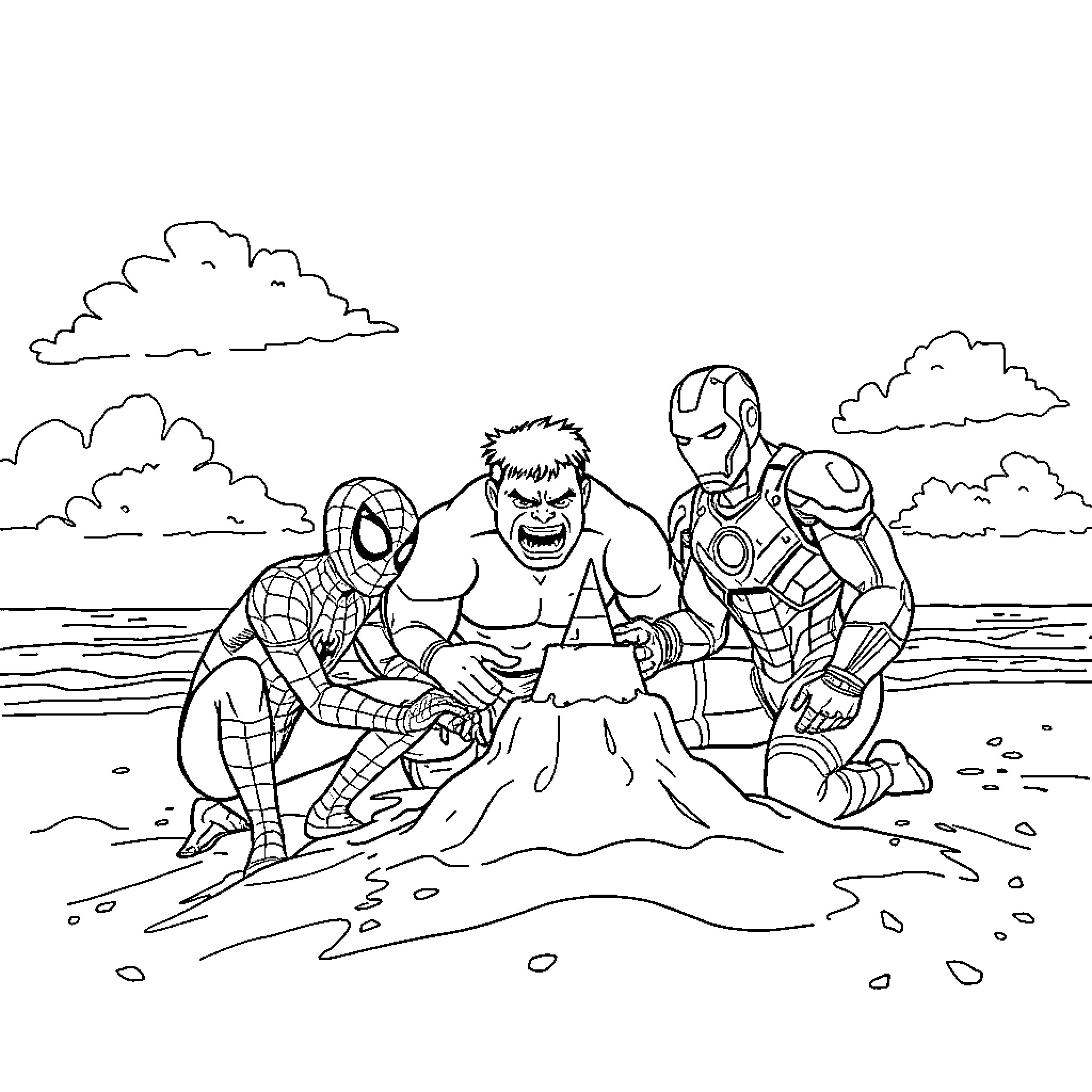 Best Superhero Coloring Pages (Free Printable PDF)