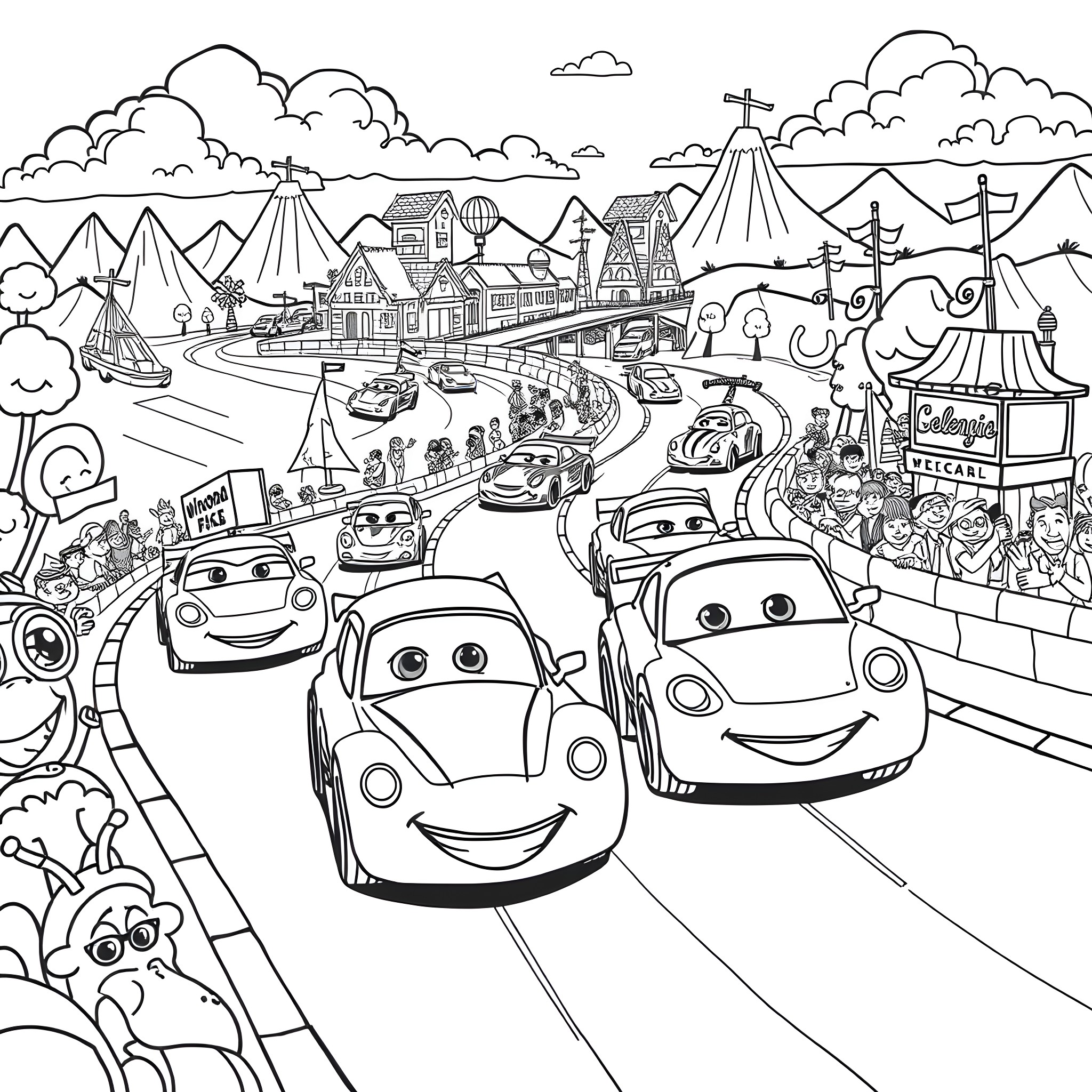 Best Car Coloring Pages (Free Printable PDF)