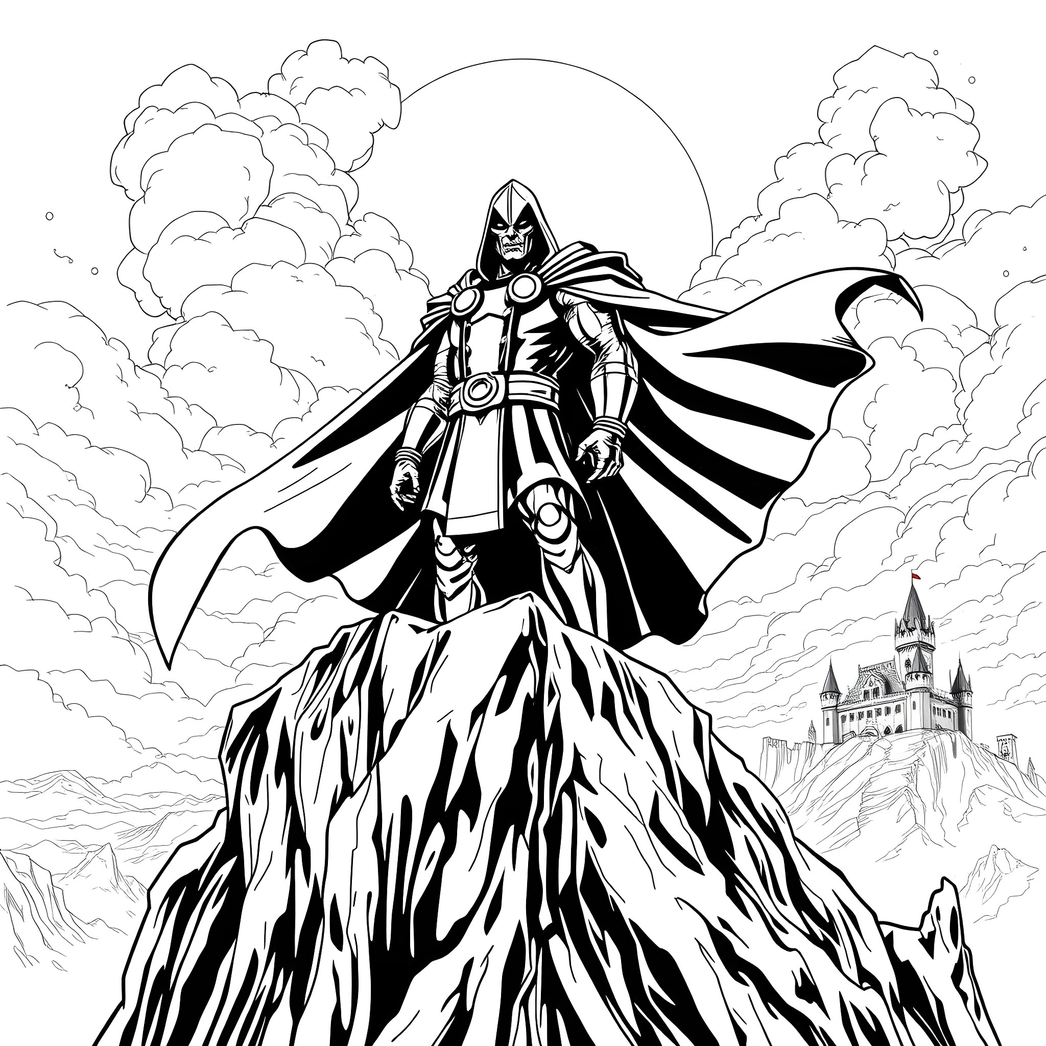 31 Best Doctor Doom Coloring Pages (Free Printable PDFs)