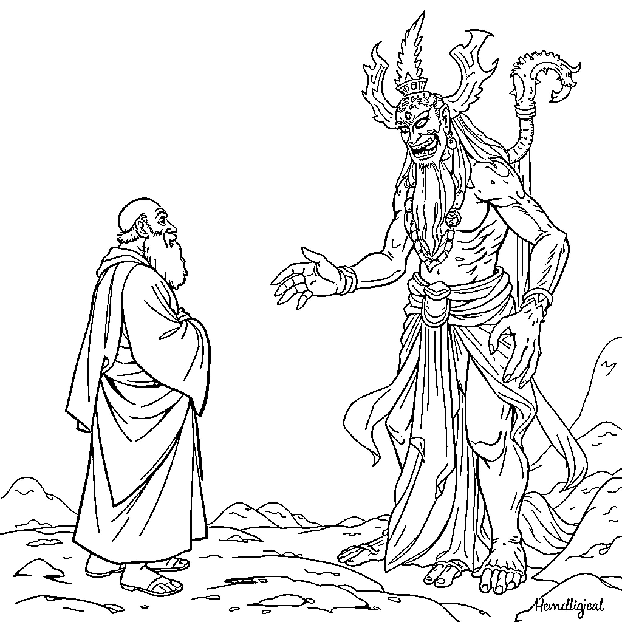 Best Old Man Coloring Pages (Free Printable PDF)