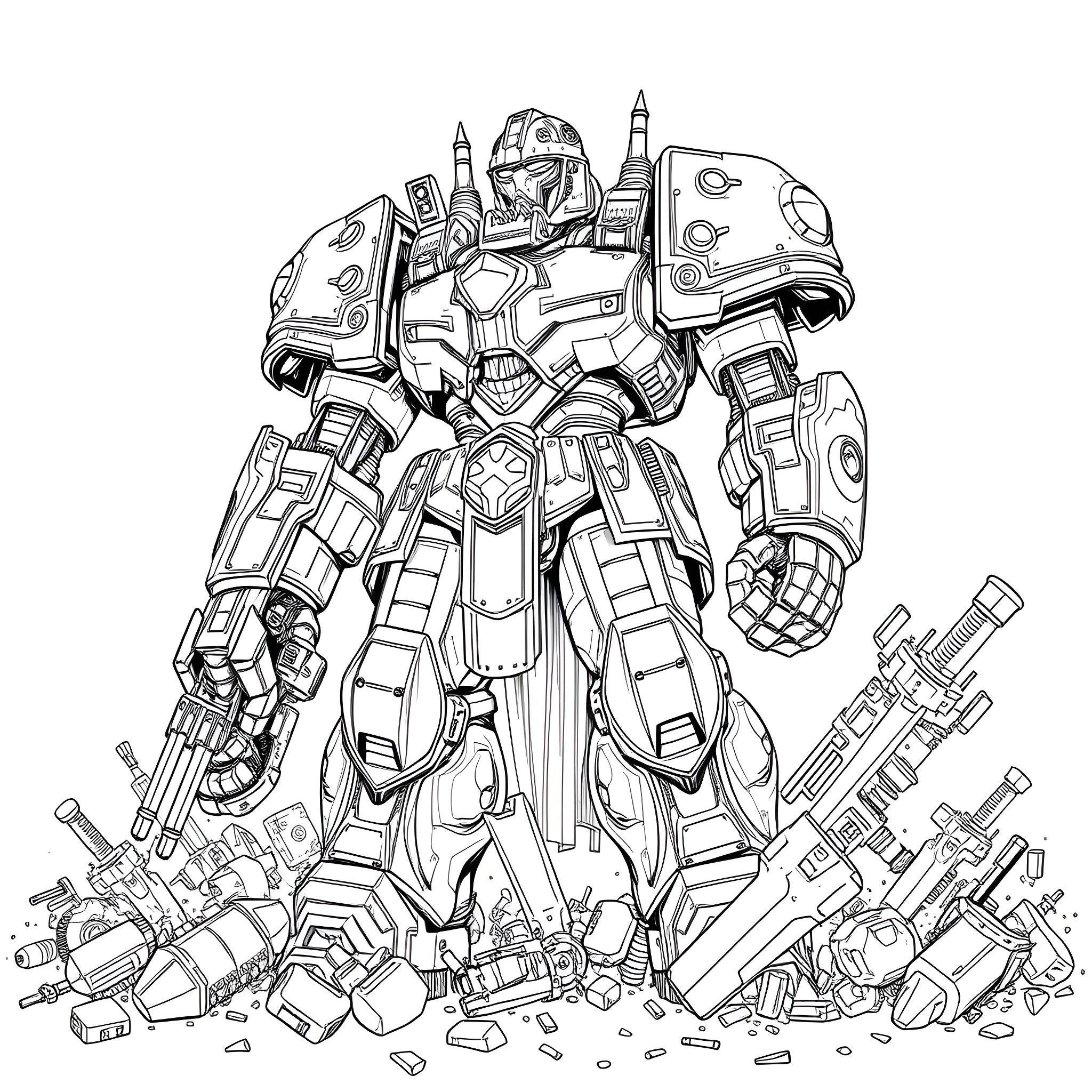 Best Warhead Coloring Pages (Free Printable PDF)