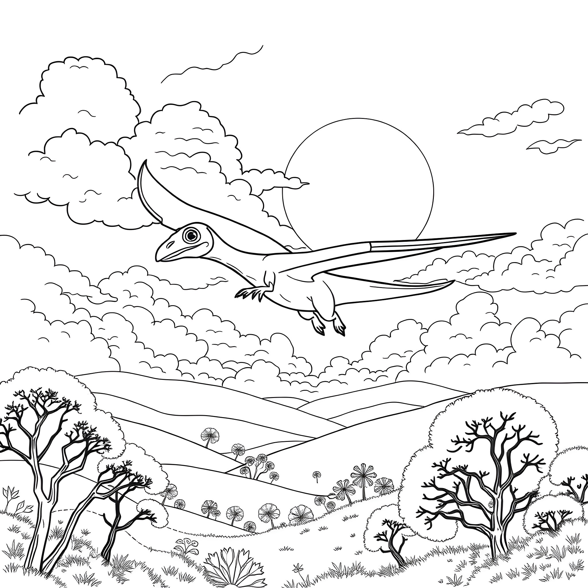 3 Best Pterosaur Coloring Pages (Free Printable PDFs)