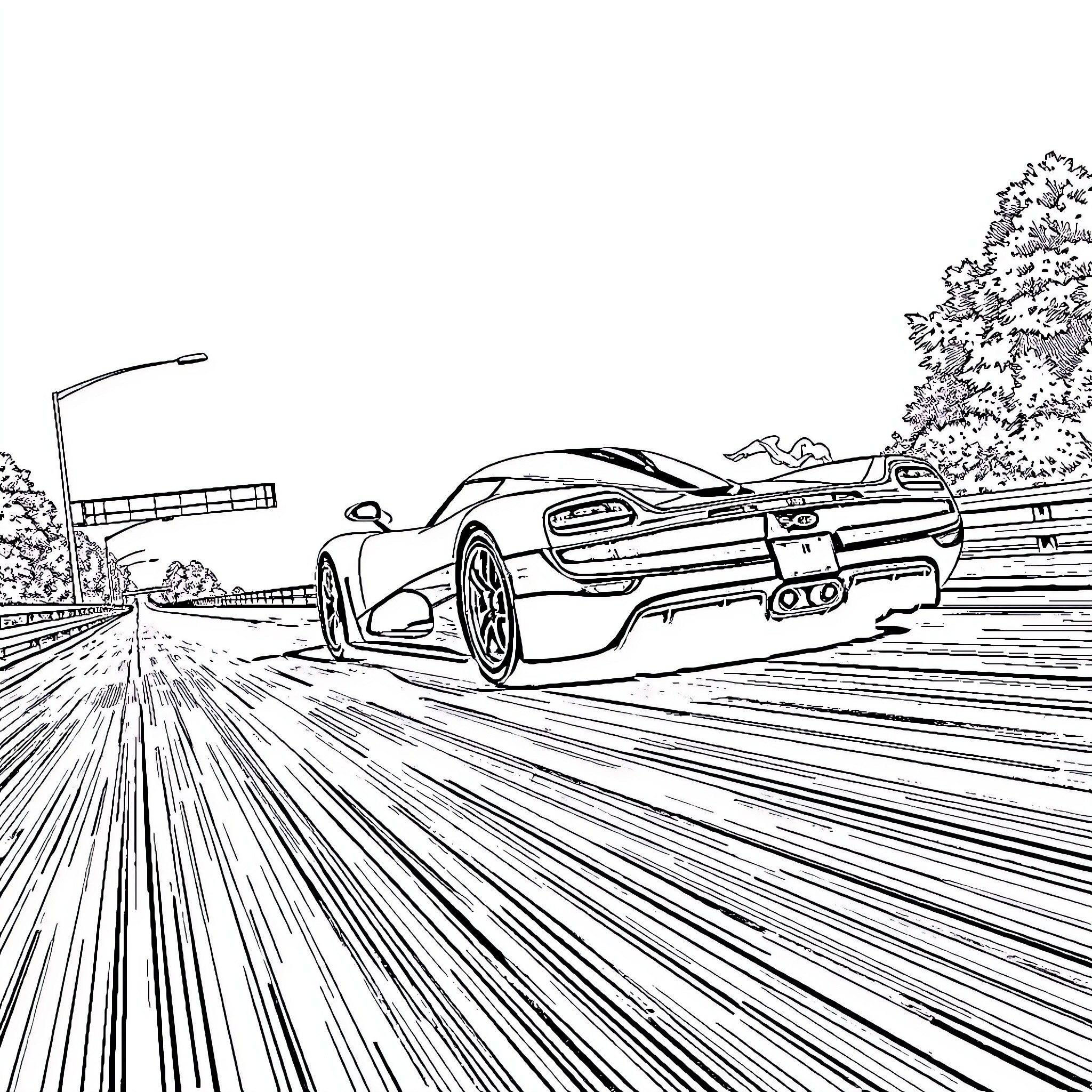 Best Koenigsegg Coloring Pages (Free Printable PDF)