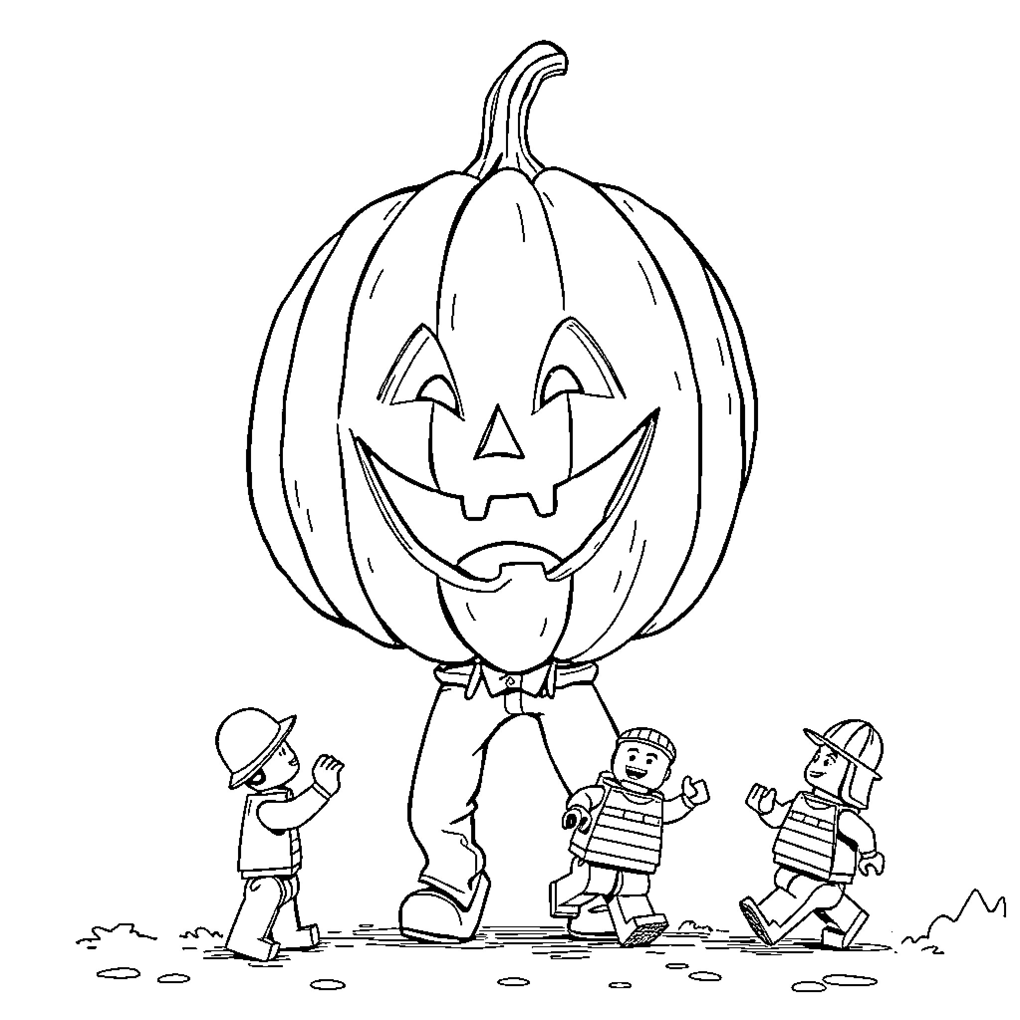 Best Pumpkin Man Coloring Pages (Free Printable PDF)