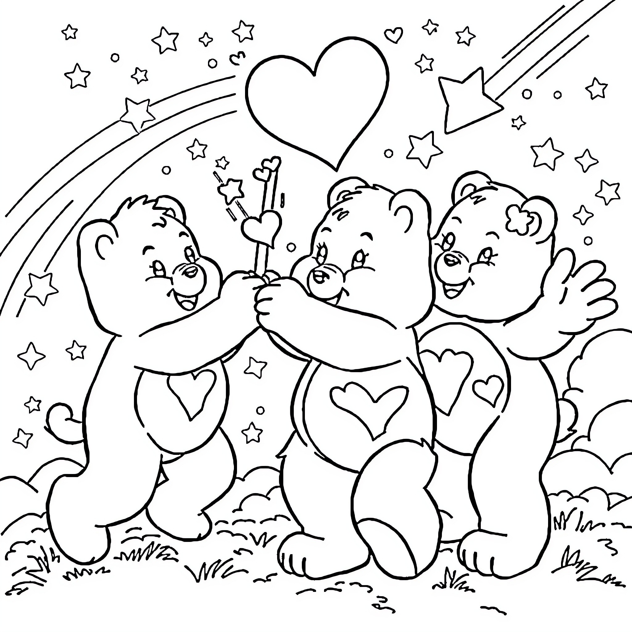 Best Care Bear Coloring Pages (Free Printable PDF)