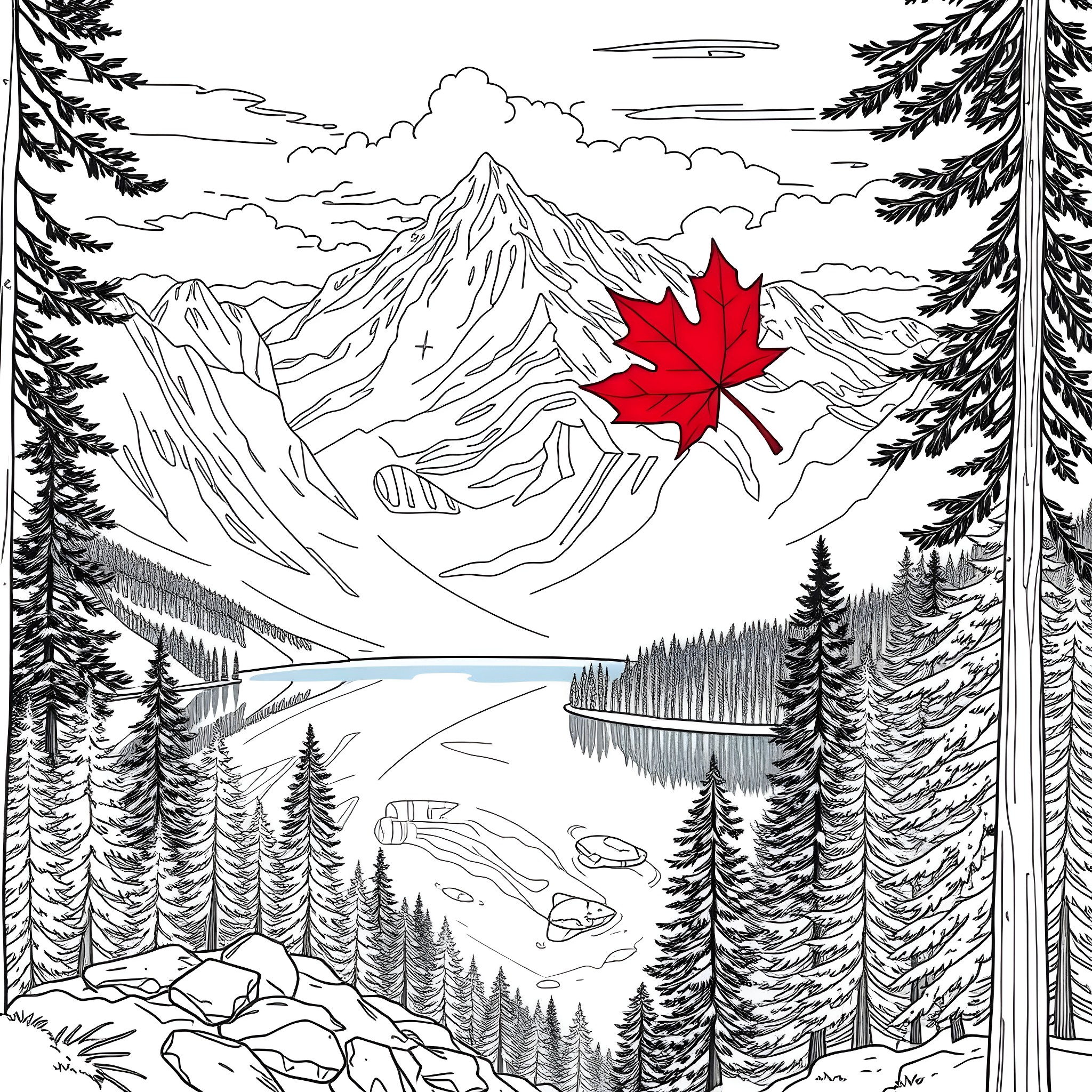 1 Best Canadian Coloring Pages (Free Printable PDFs)