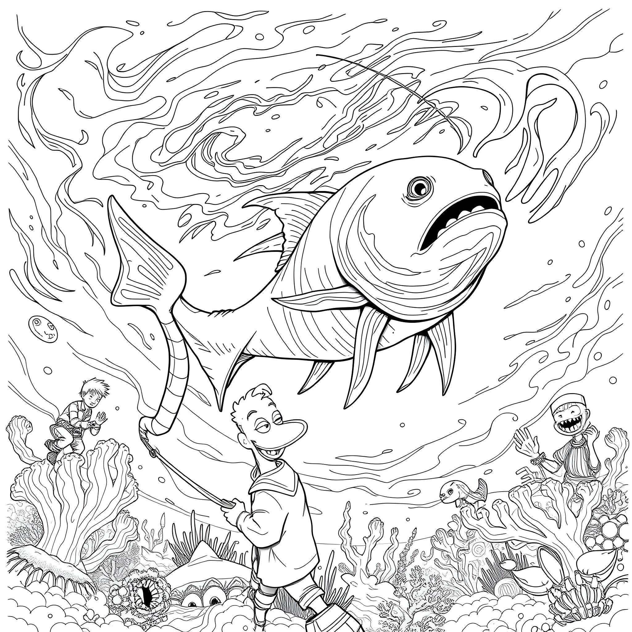 Best Alien Fish Coloring Pages (Free Printable PDF)