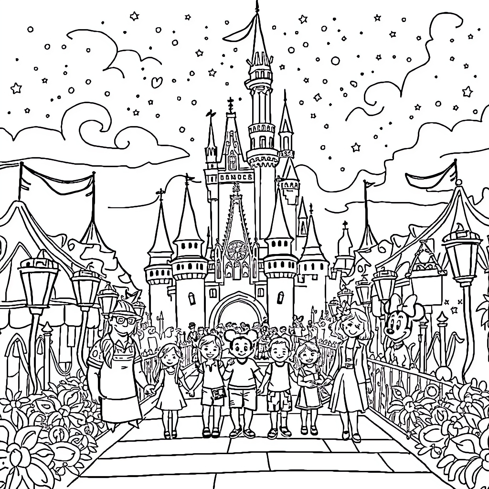 33 Best Disney Coloring Pages (Free Printable PDFs)