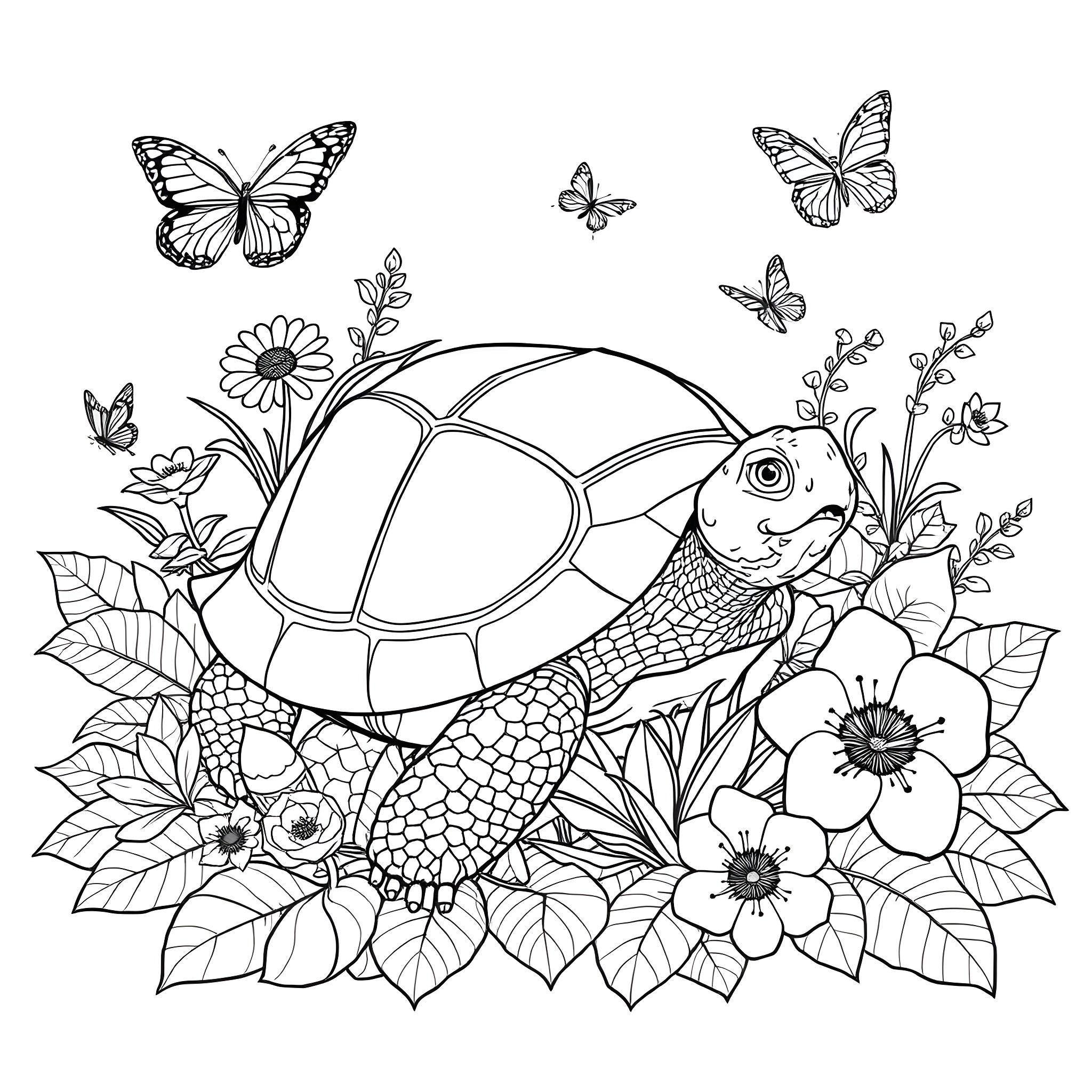 4 Best Tortoise Coloring Pages (Free Printable PDFs)