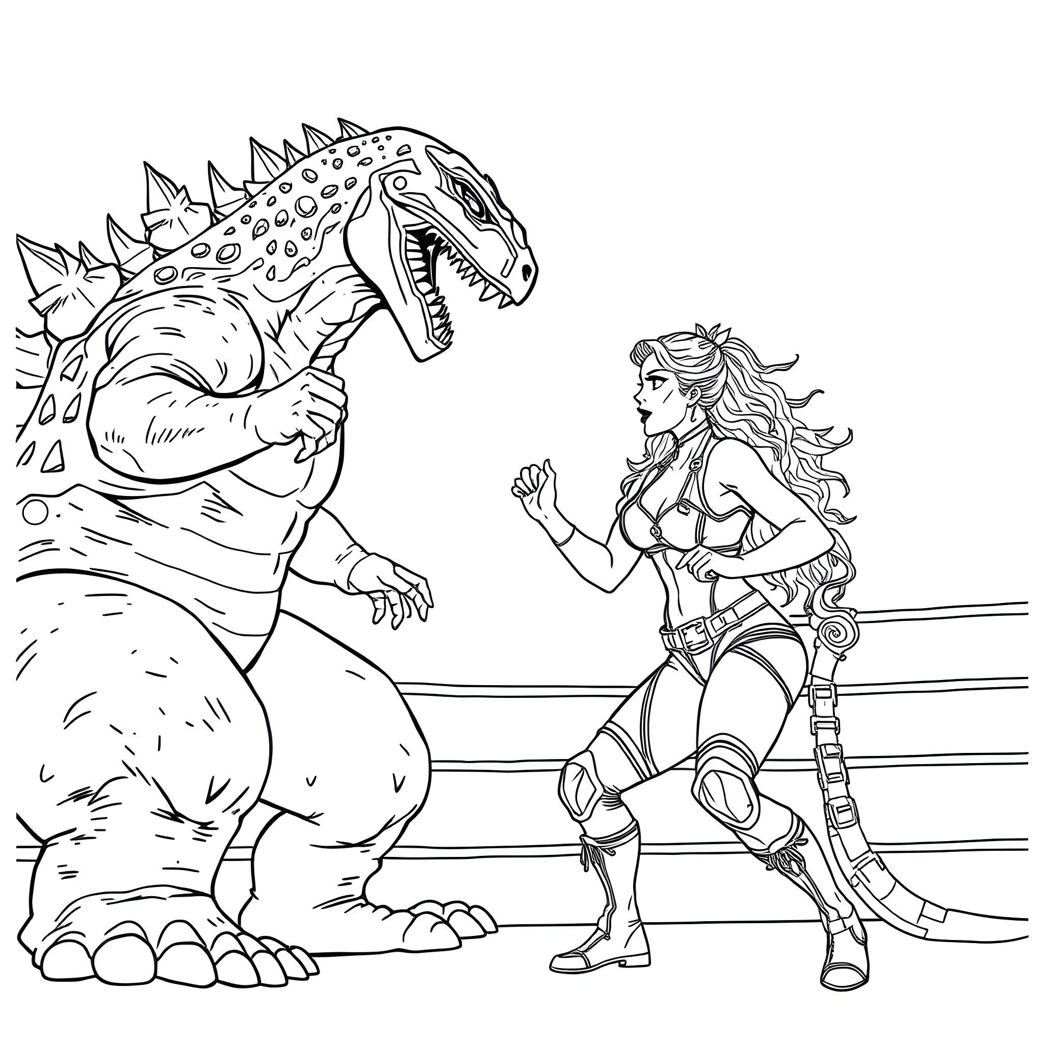 Best Rhea Ripley Coloring Pages (Free Printable PDF)