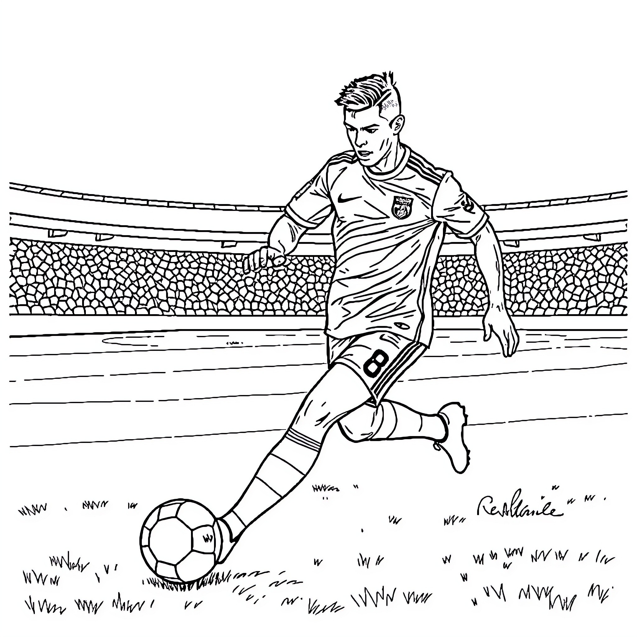 Best Ronaldo Coloring Pages (Free Printable PDF)
