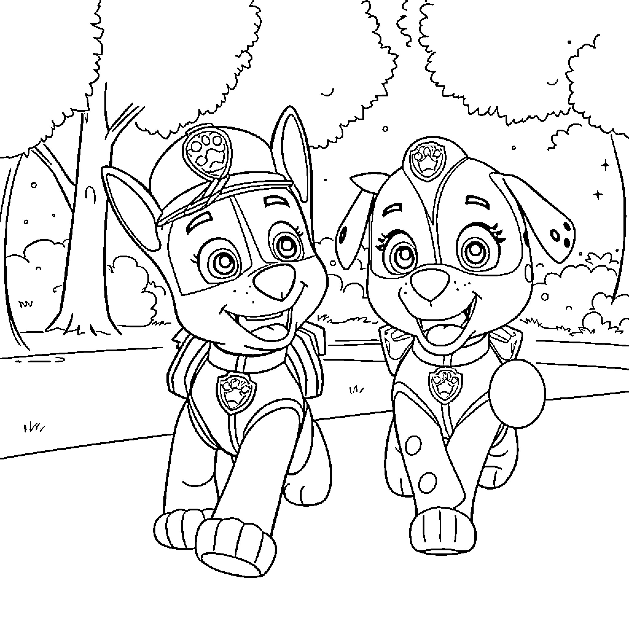Best Chase Coloring Pages (Free Printable PDF)